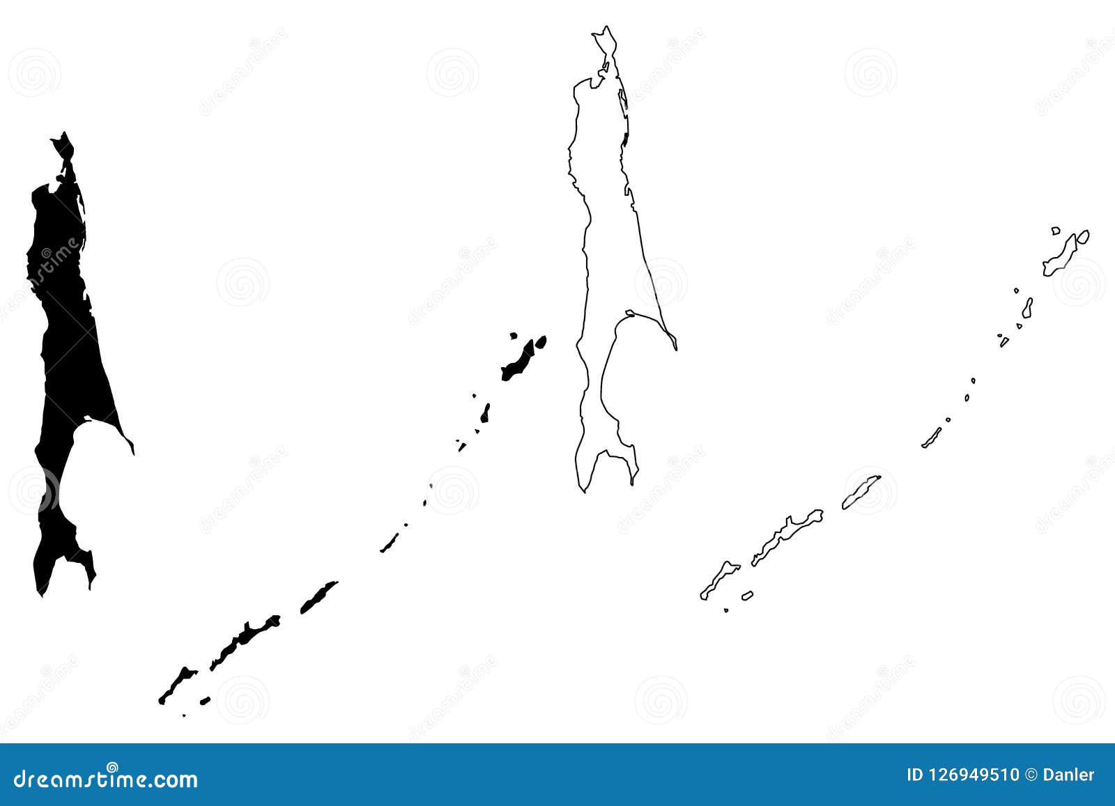 Vector Del Mapa De Sajalín Oblast Ilustración del Vector - Ilustración ...