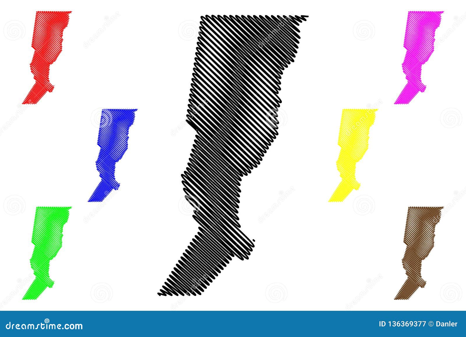 Vector Del Mapa De Santa Fe Ilustración del Vector - Ilustración de ...