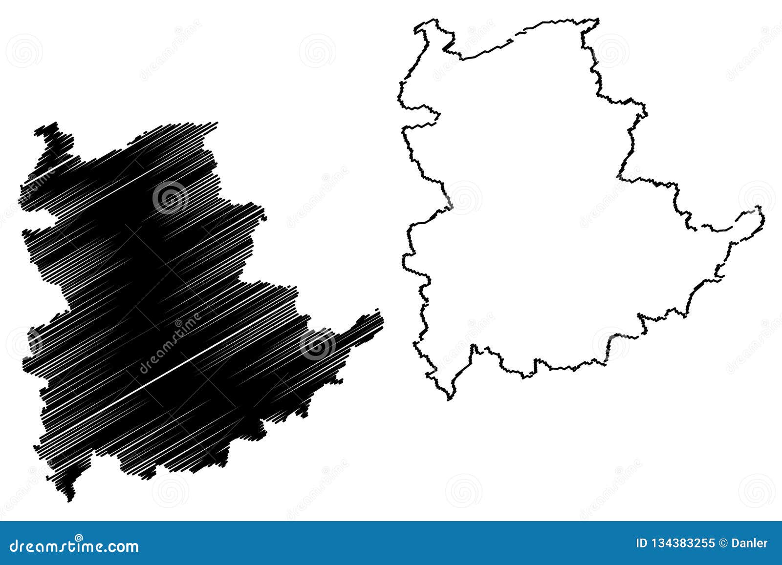 Vector Del Mapa De Shan State Ilustración del Vector - Ilustración de ...