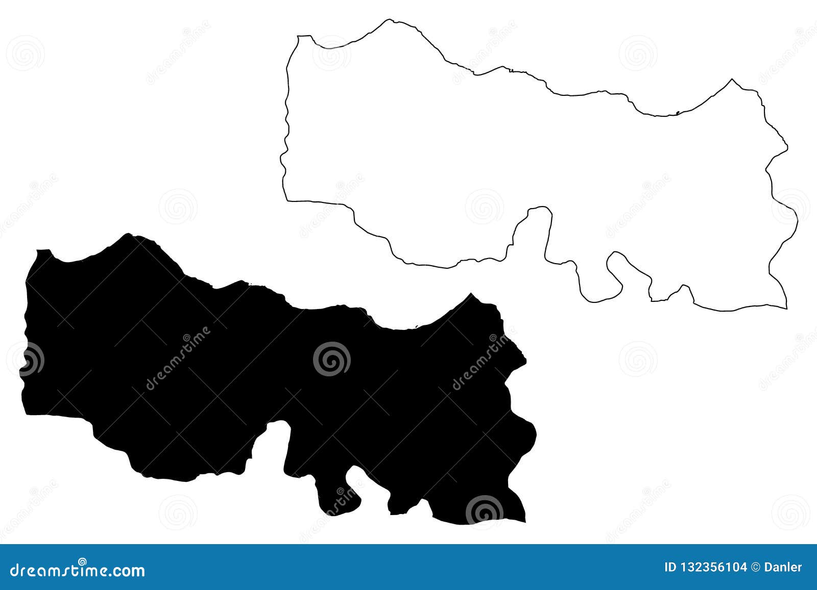 Vector Del Mapa De Trebisonda Ilustración del Vector - Ilustración de ...