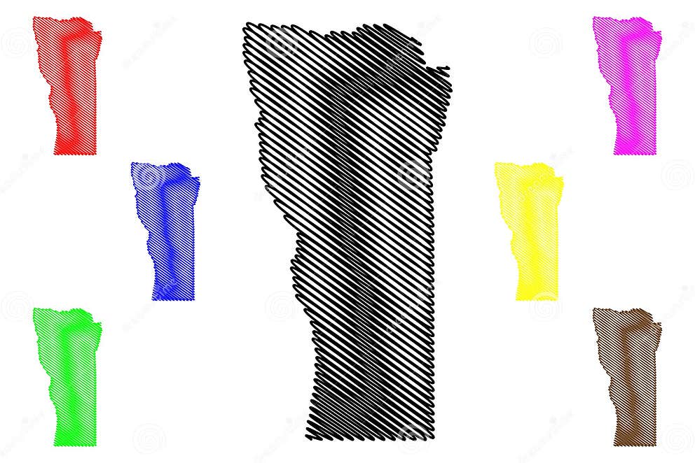 Vector Del Mapa Del San Luis Ilustración del Vector - Ilustración de ...