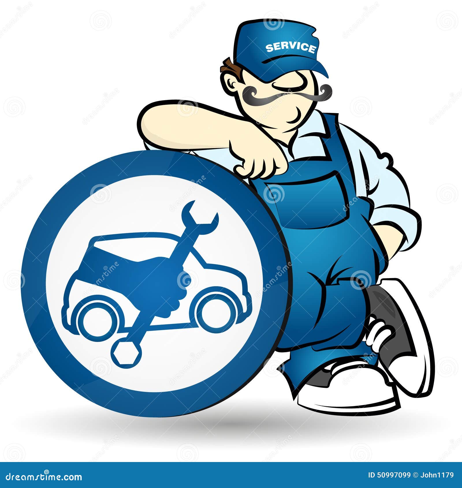 Vector del mecánico stock de ilustración. Ilustración de vector - 50997099