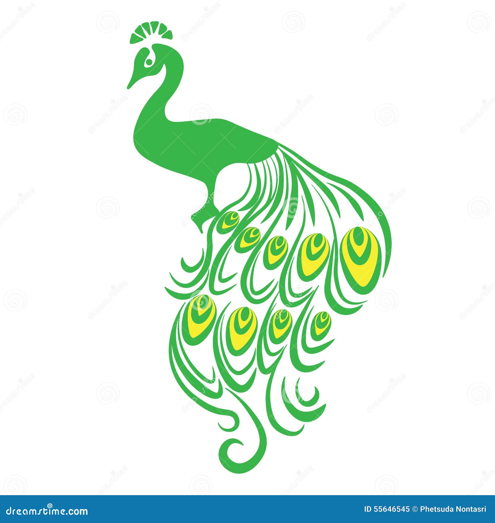 Vector del pavo real ilustración del vector. Ilustración de fondo ...