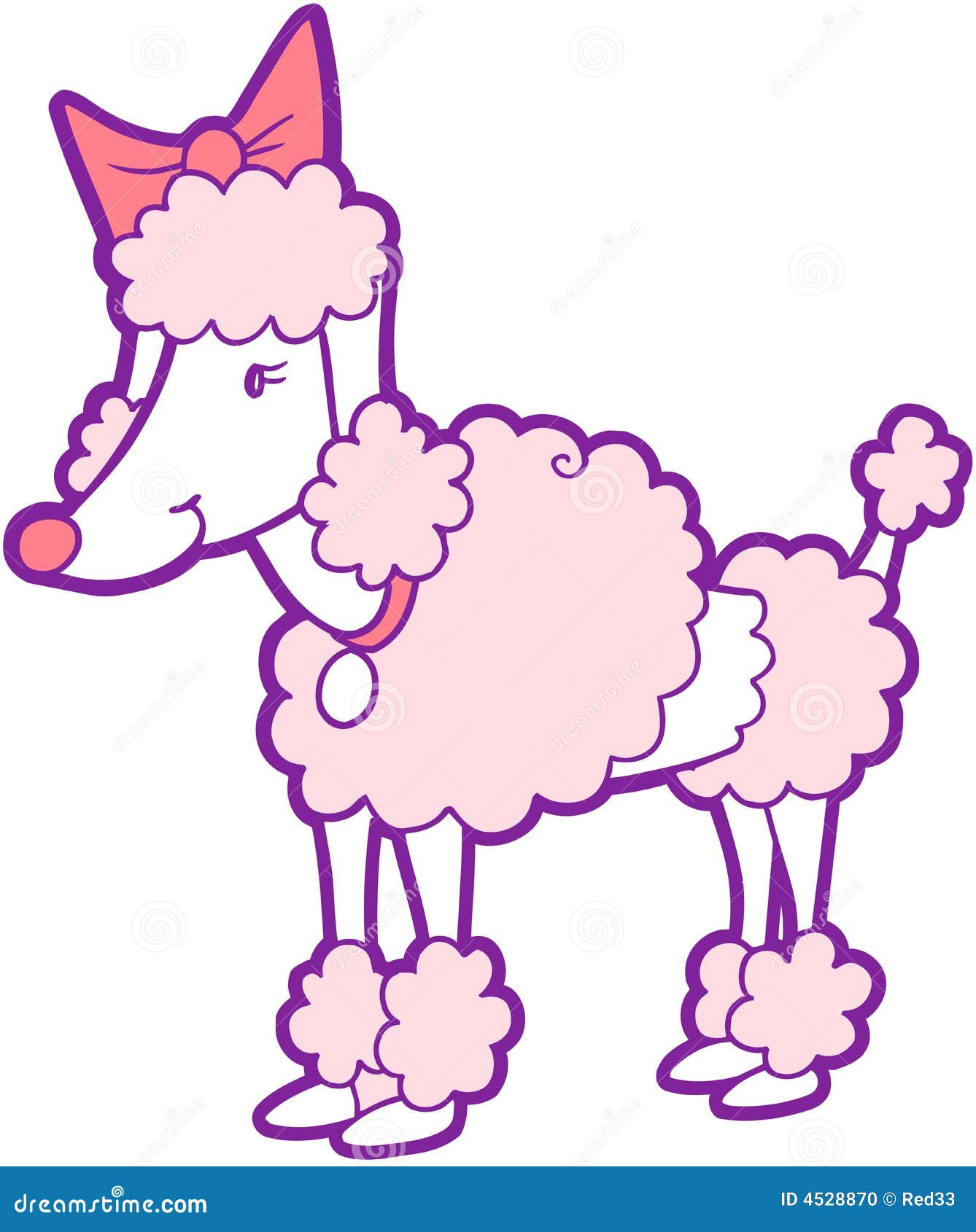 Vector Del Perro De Caniche Ilustración del Vector - Ilustración de ...