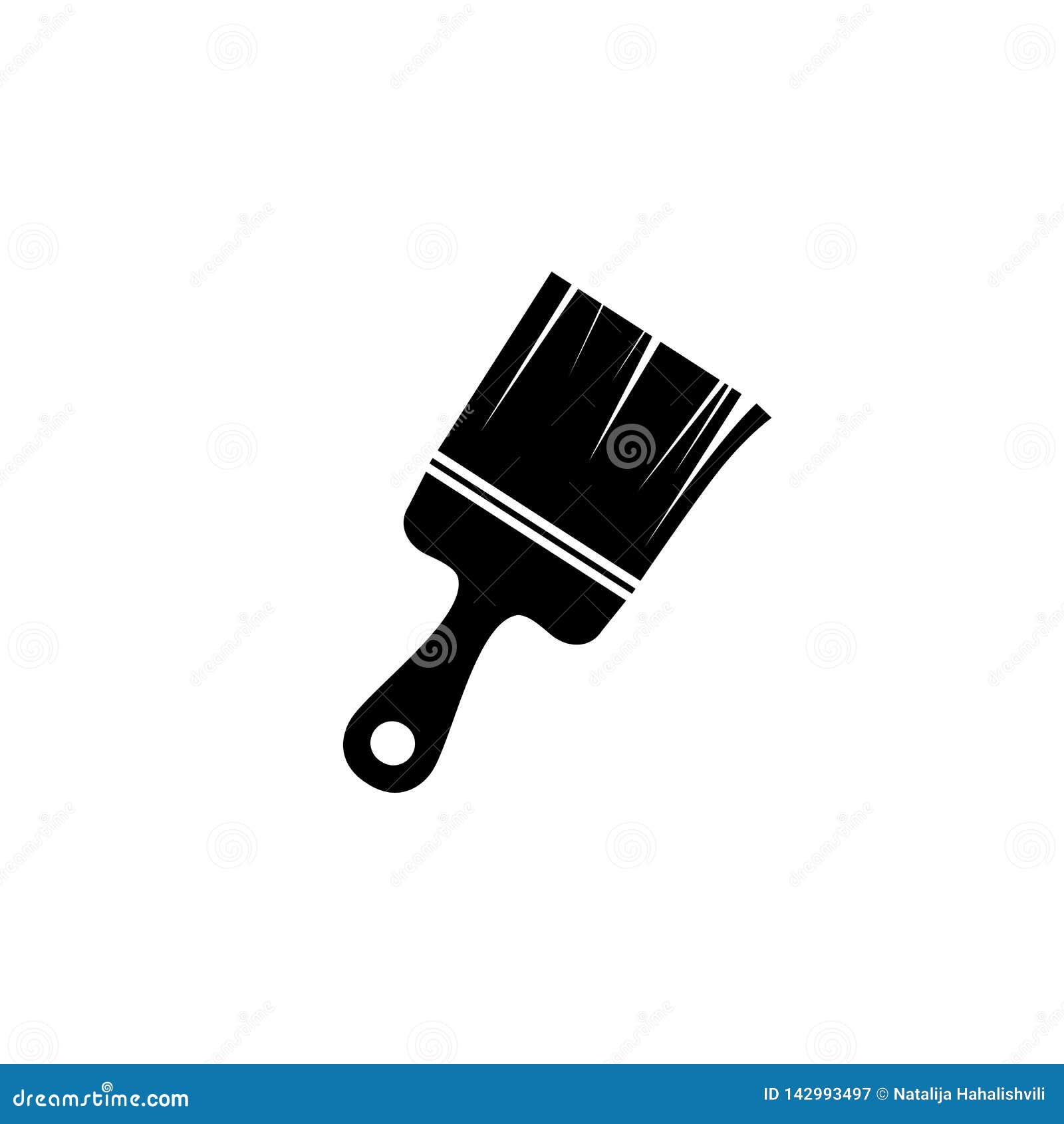 Vector Del Símbolo Del Icono De La Brocha Ilustración del Vector ...