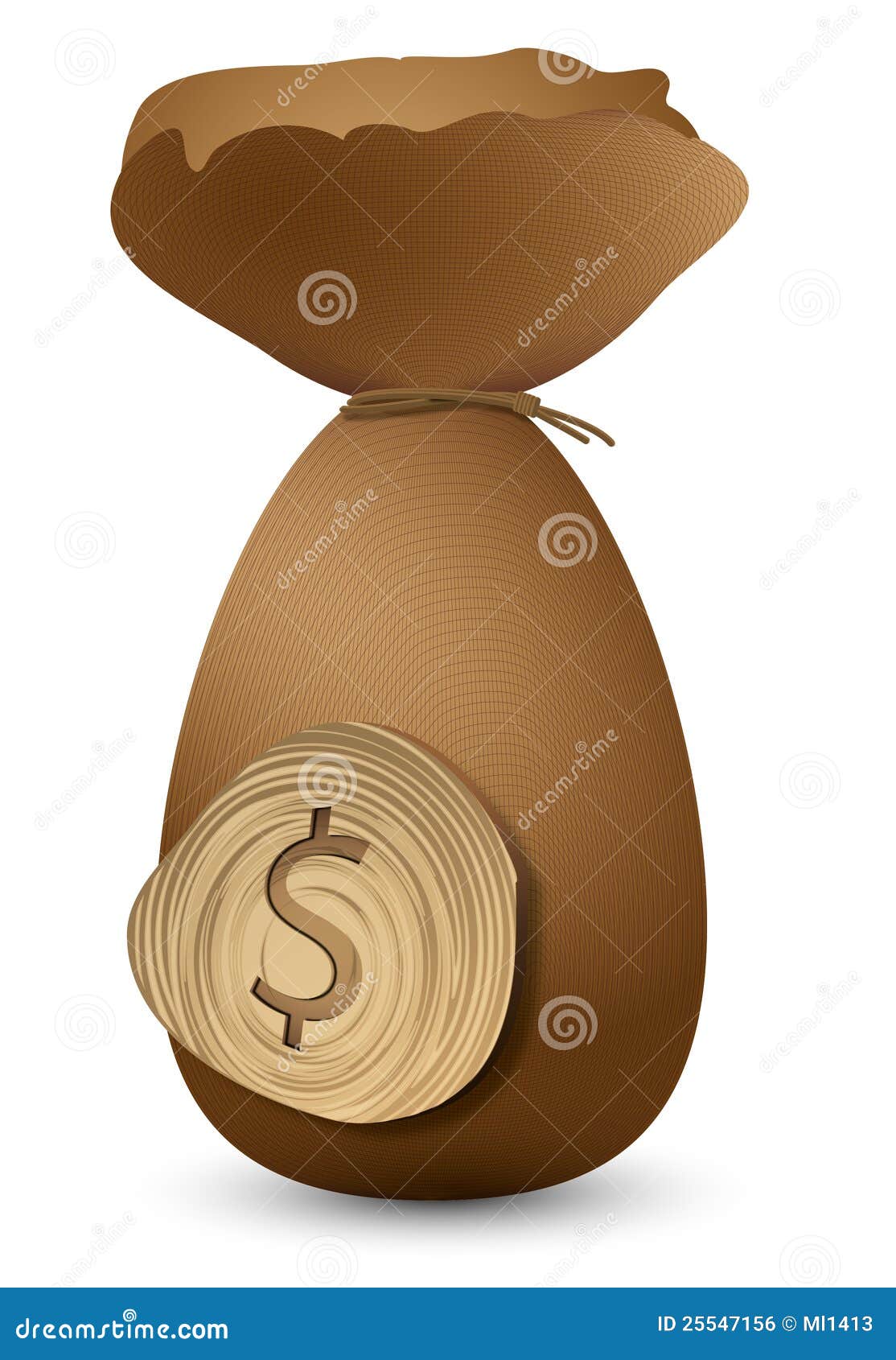 Vector del saco ilustración del vector. Ilustración de negocios - 25547156