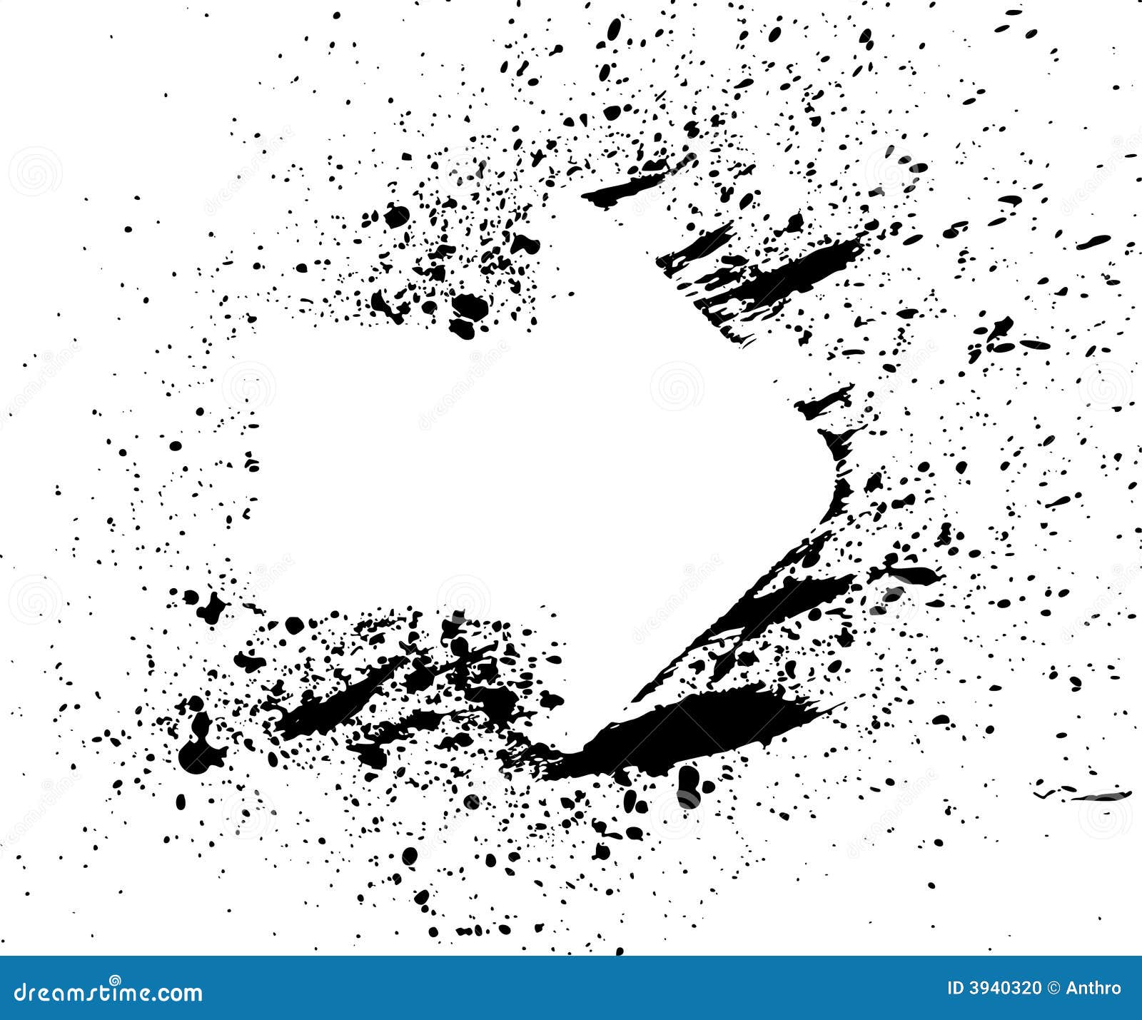 Vector Del Salpicón De La Raya De La Flecha Ilustración del Vector ...