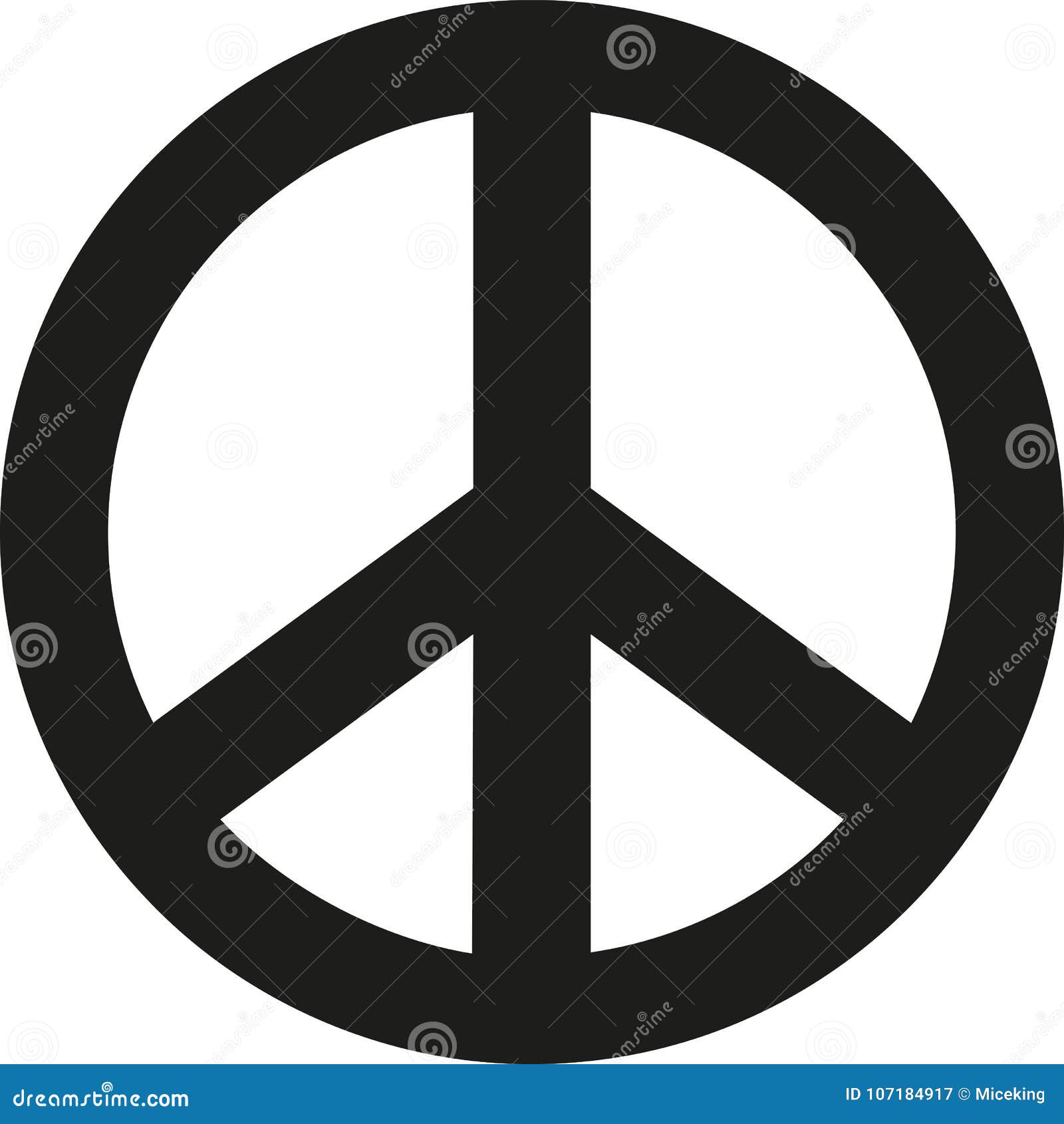 Vector del signo de la paz ilustración del vector. Ilustración de ...