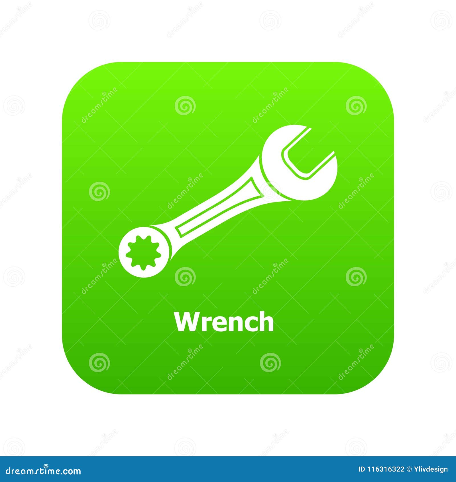 Vector Del Verde Del Icono De La Llave Ilustración del Vector ...