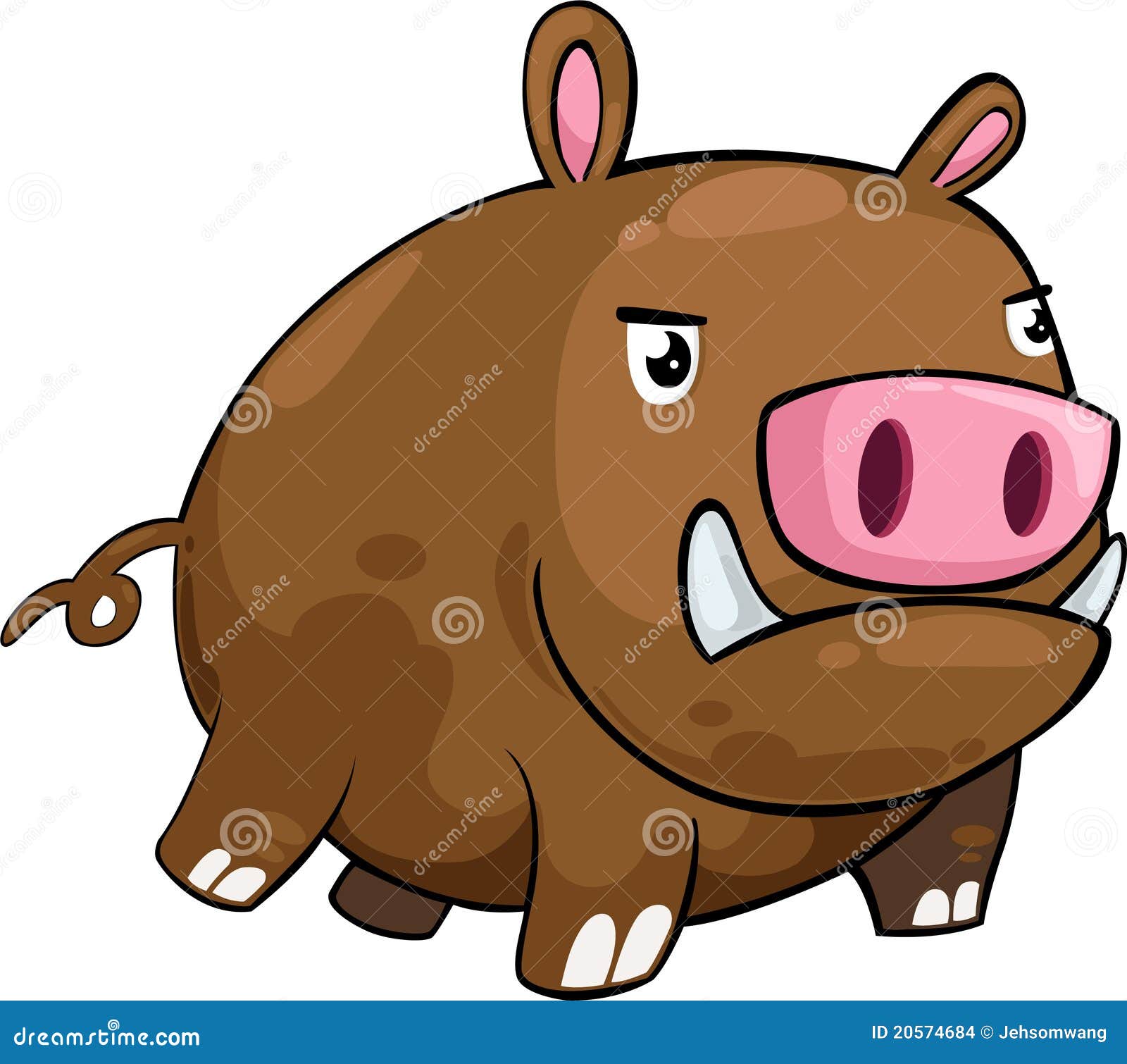 Vector Del Verraco Imagen. Imagen: 20574684