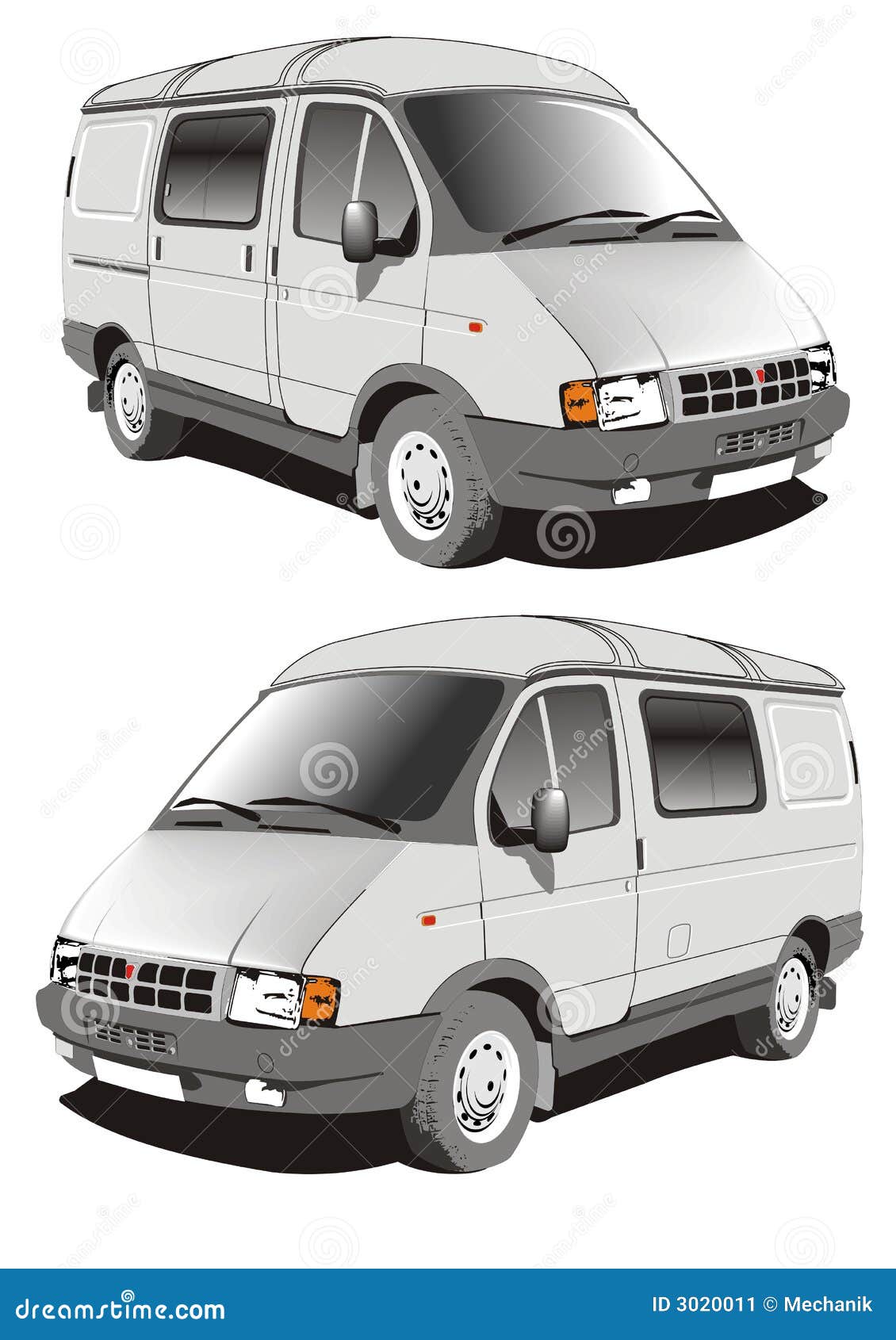 Vector Delivery / Cargo Van Infographics Cutaway | CartoonDealer.com ...