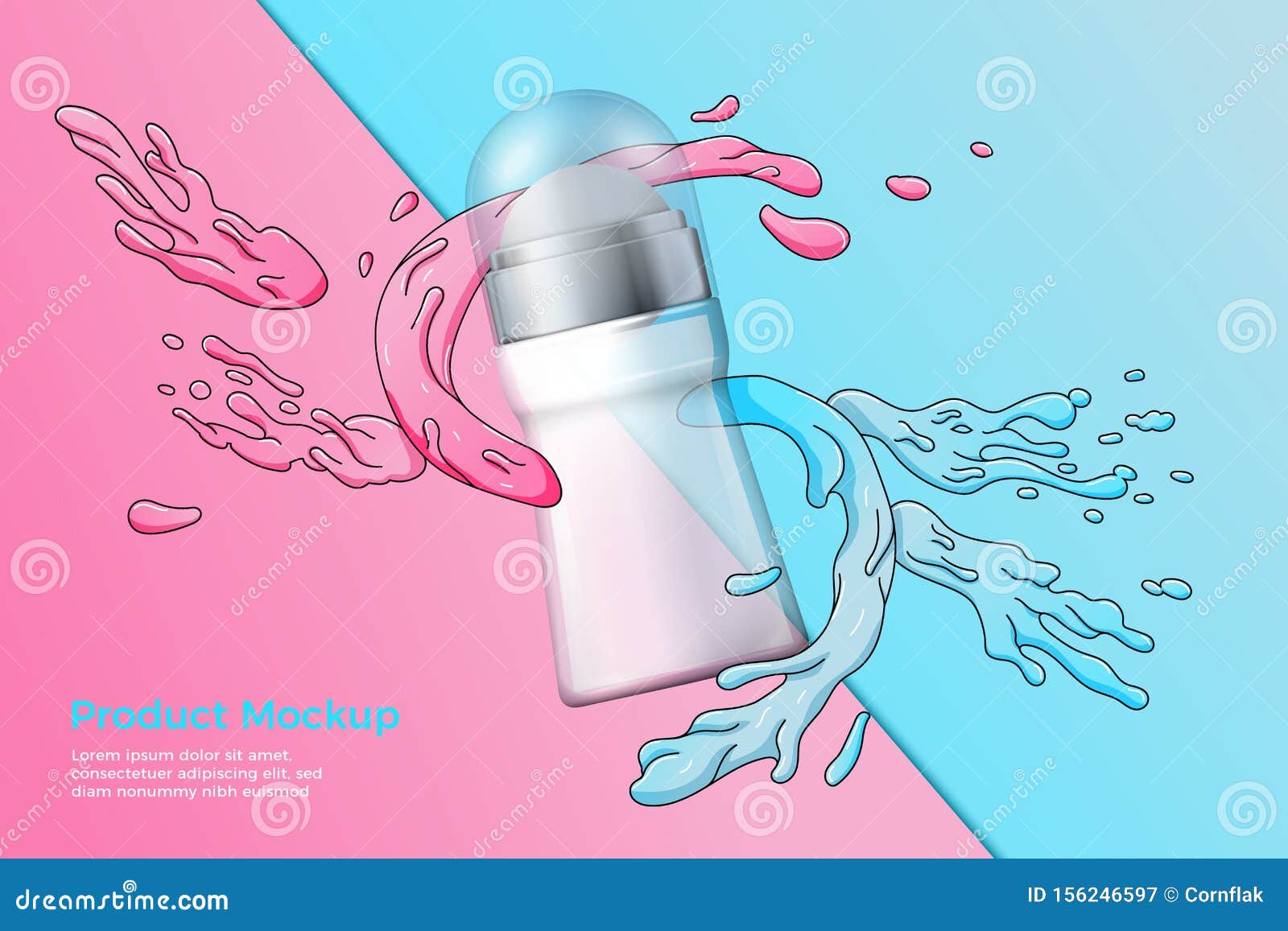 Deodorant Bottle Thin Line Icon. Aerosol Illustration Isolated On White ...