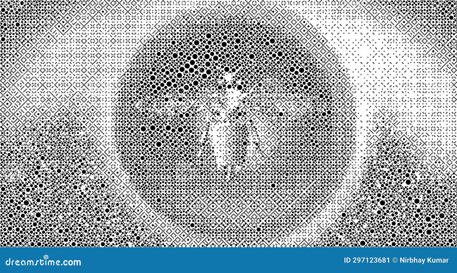 Vector Design of Abstract Texture, Showcasing an Array of Circles in ...