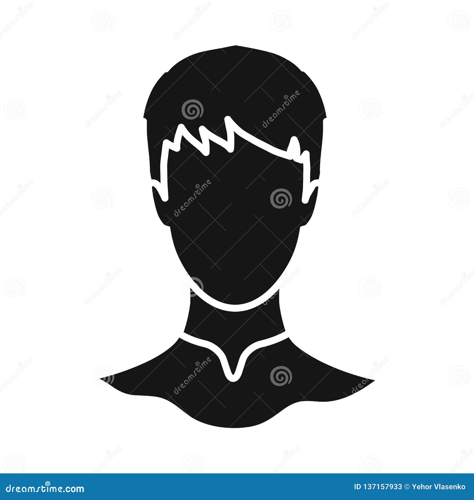 Isolated Object of Avatar and Dummy Icon. Collection of Avatar and ...