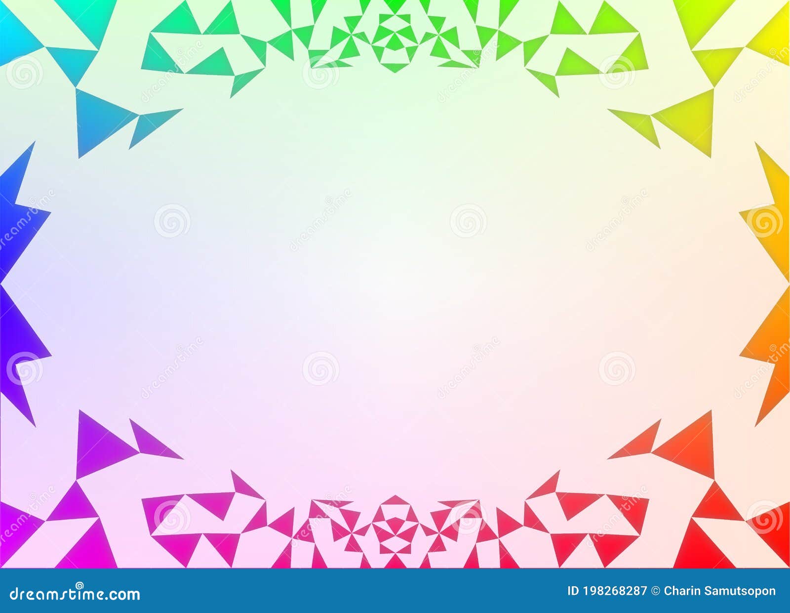 Vector Design Background. Colorful Triangle Stock Vector - Illustration ...