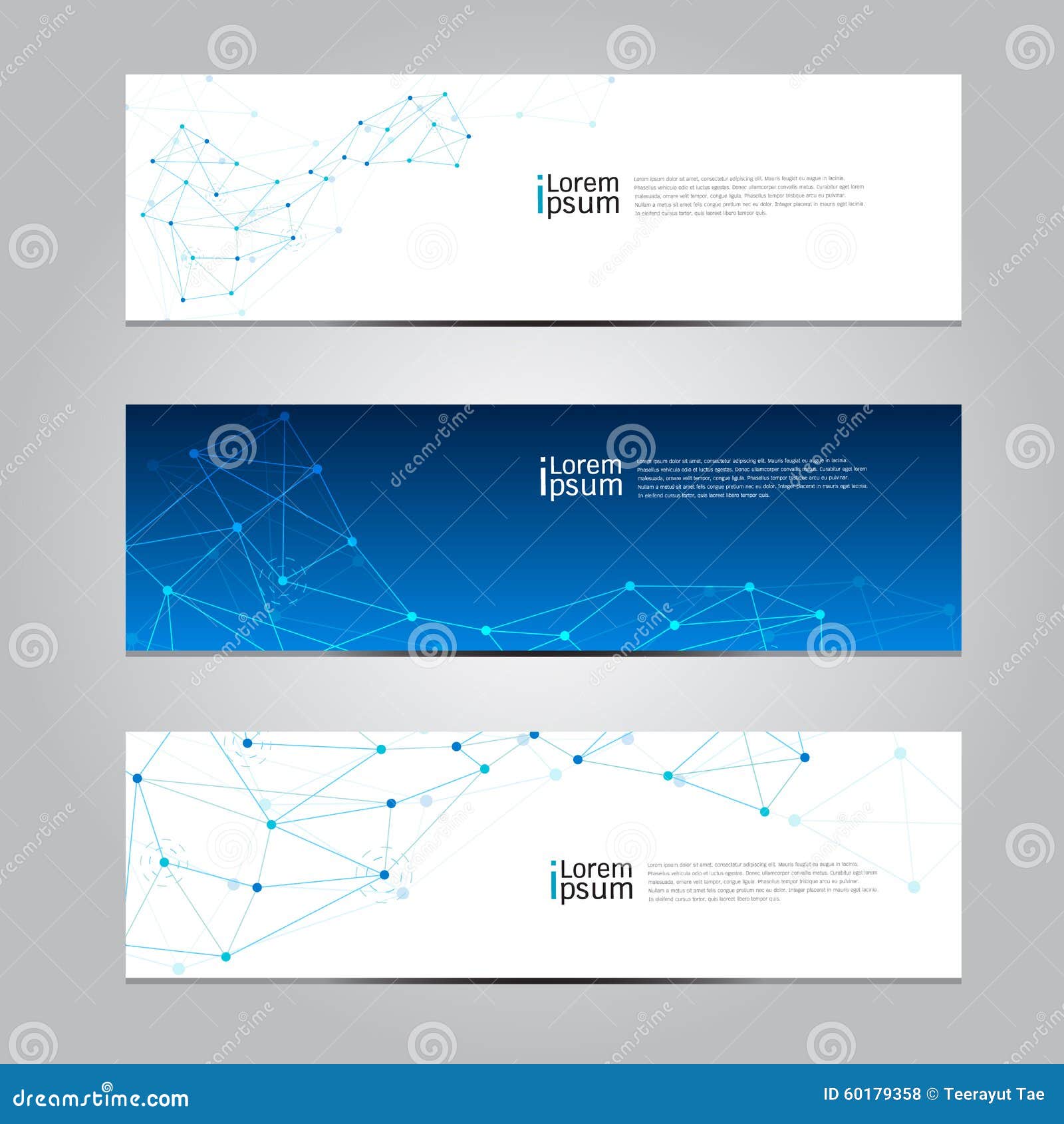 Vector Design Banner Network Technology Medical Background. Stock ...