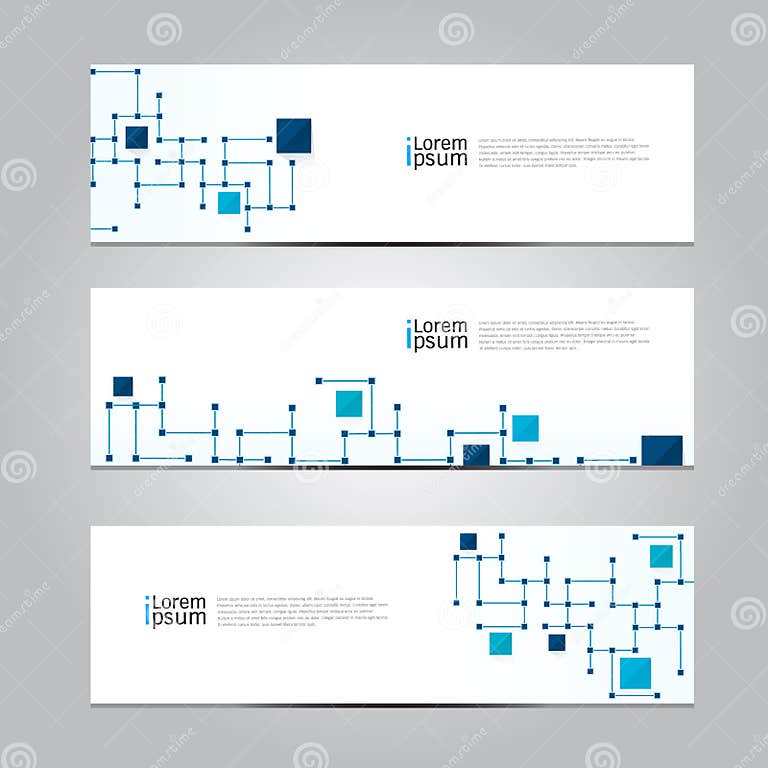 Vector Design Banner Technology Background. Stock Vector - Illustration ...