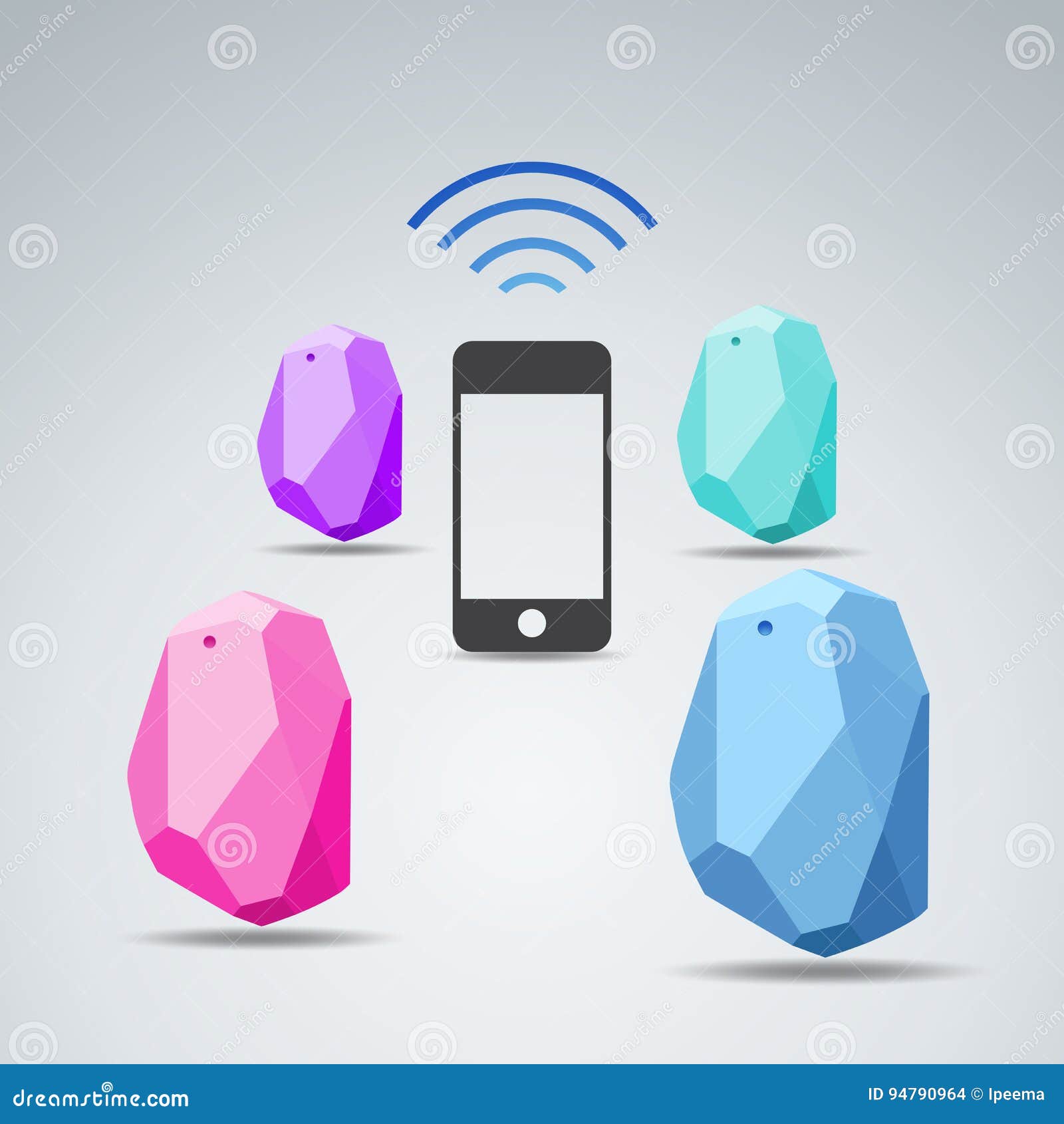 Vector Design Beacon Device Home and Office Radar. Use for All S Stock ...