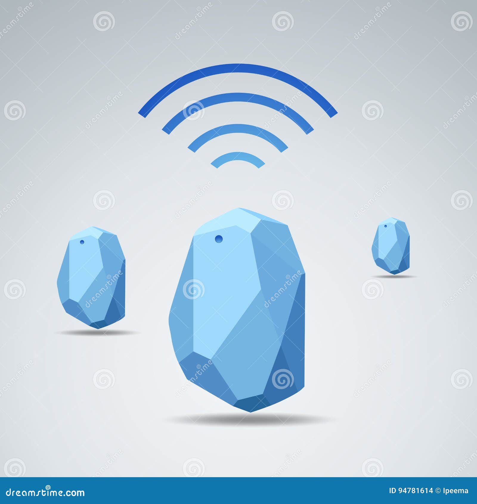 Vector Design Beacon Device Home and Office Radar. Use for All Stock ...