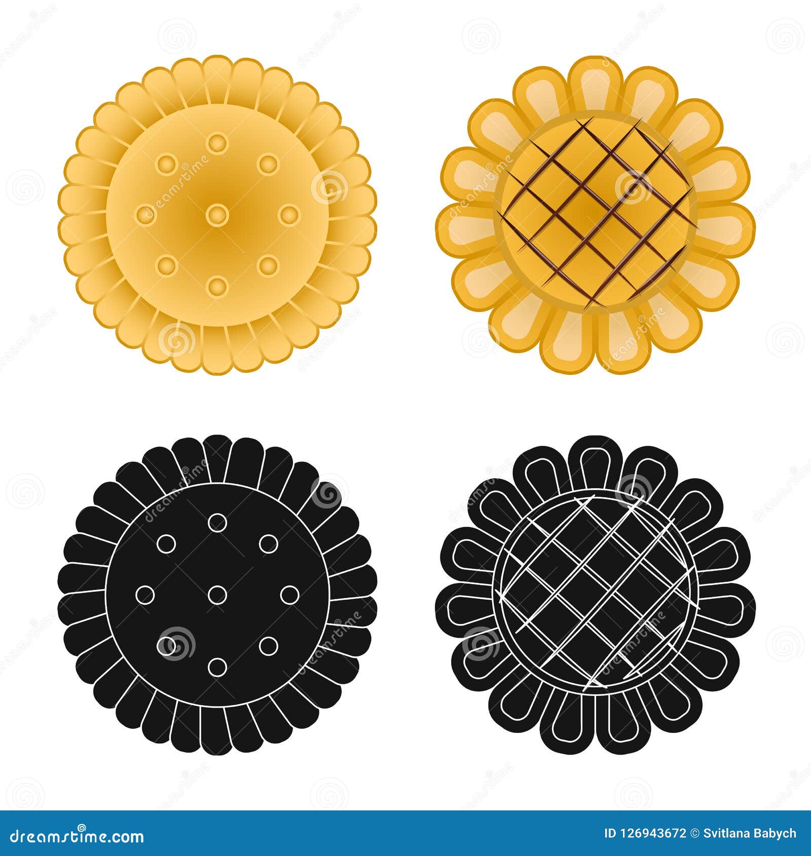 Vector Design of Biscuit and Bake Symbol. Set of Biscuit and Chocolate ...
