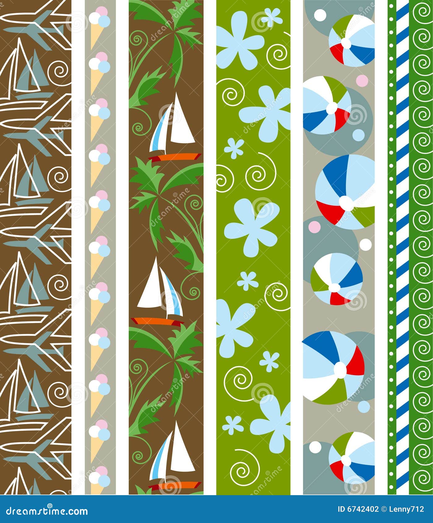 Vector design border stock vector. Illustration of pattern - 6742402