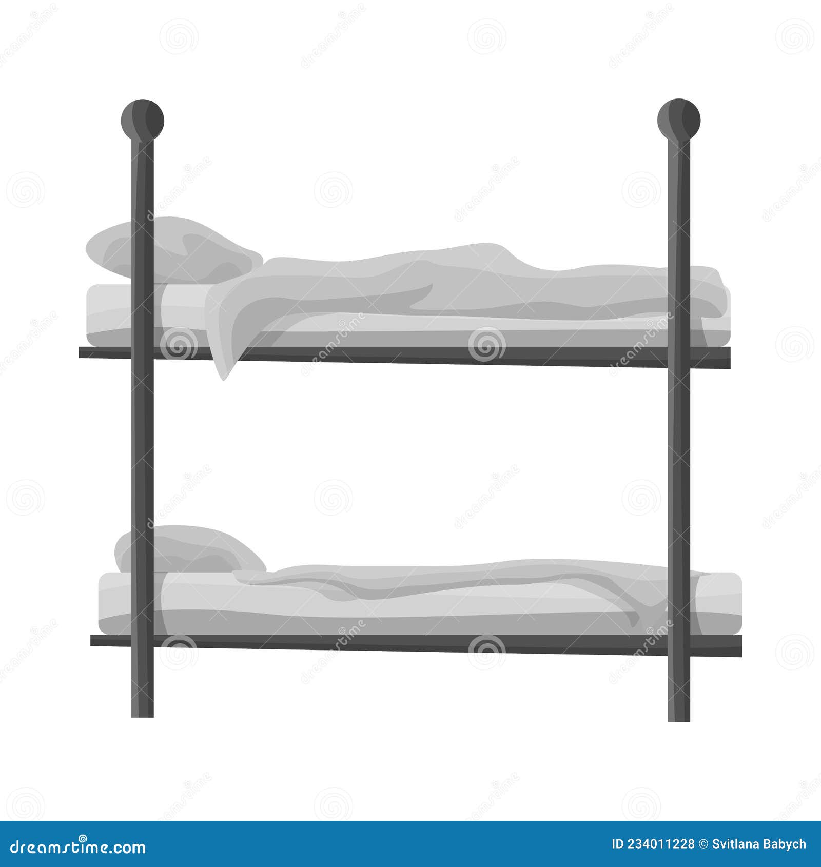 Vector Design of Bunkbed and Bed Sign. Graphic of Bunkbed and Bunk ...