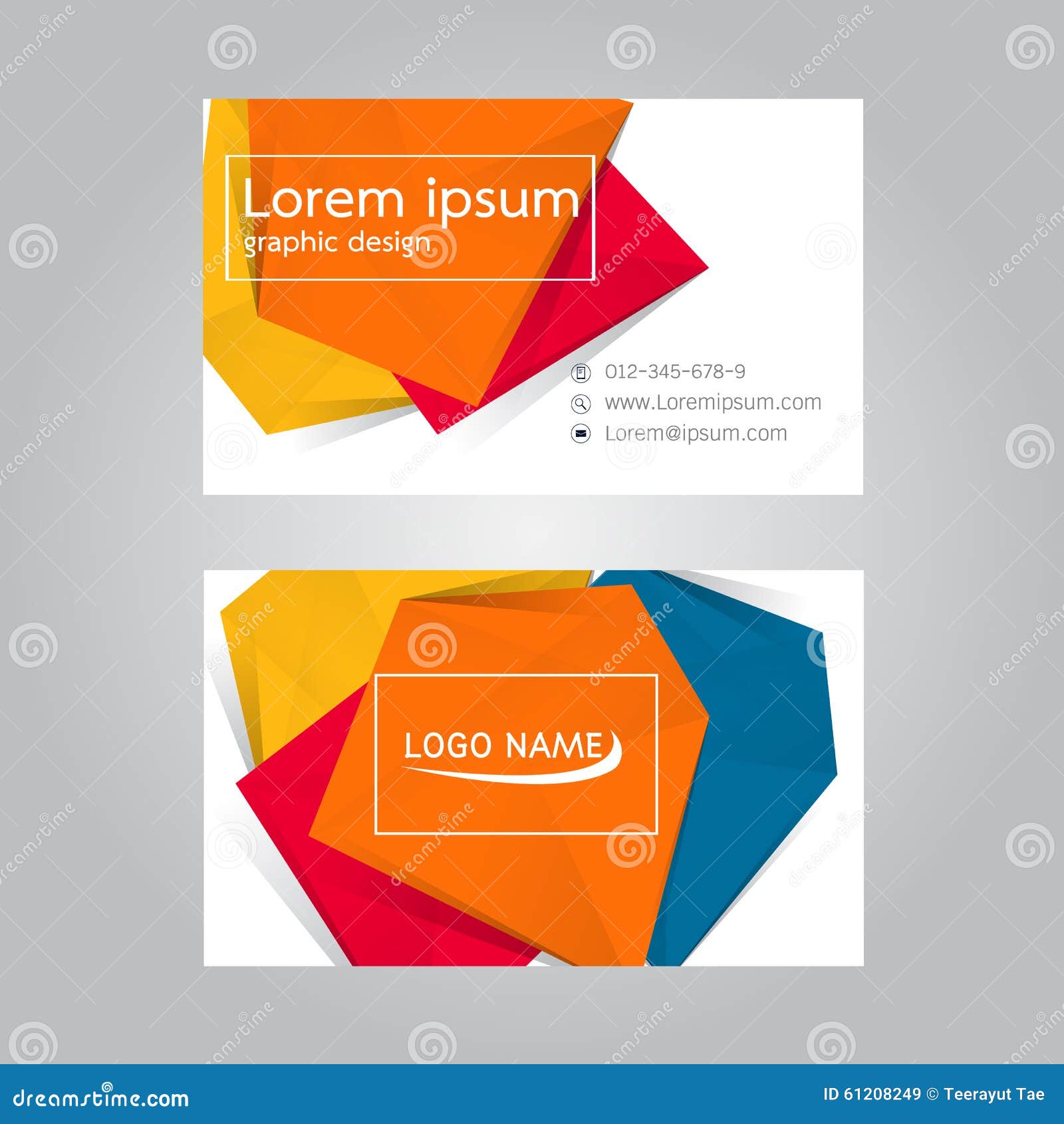 Vector Design Business Card Stock Vector - Illustration of name, black ...