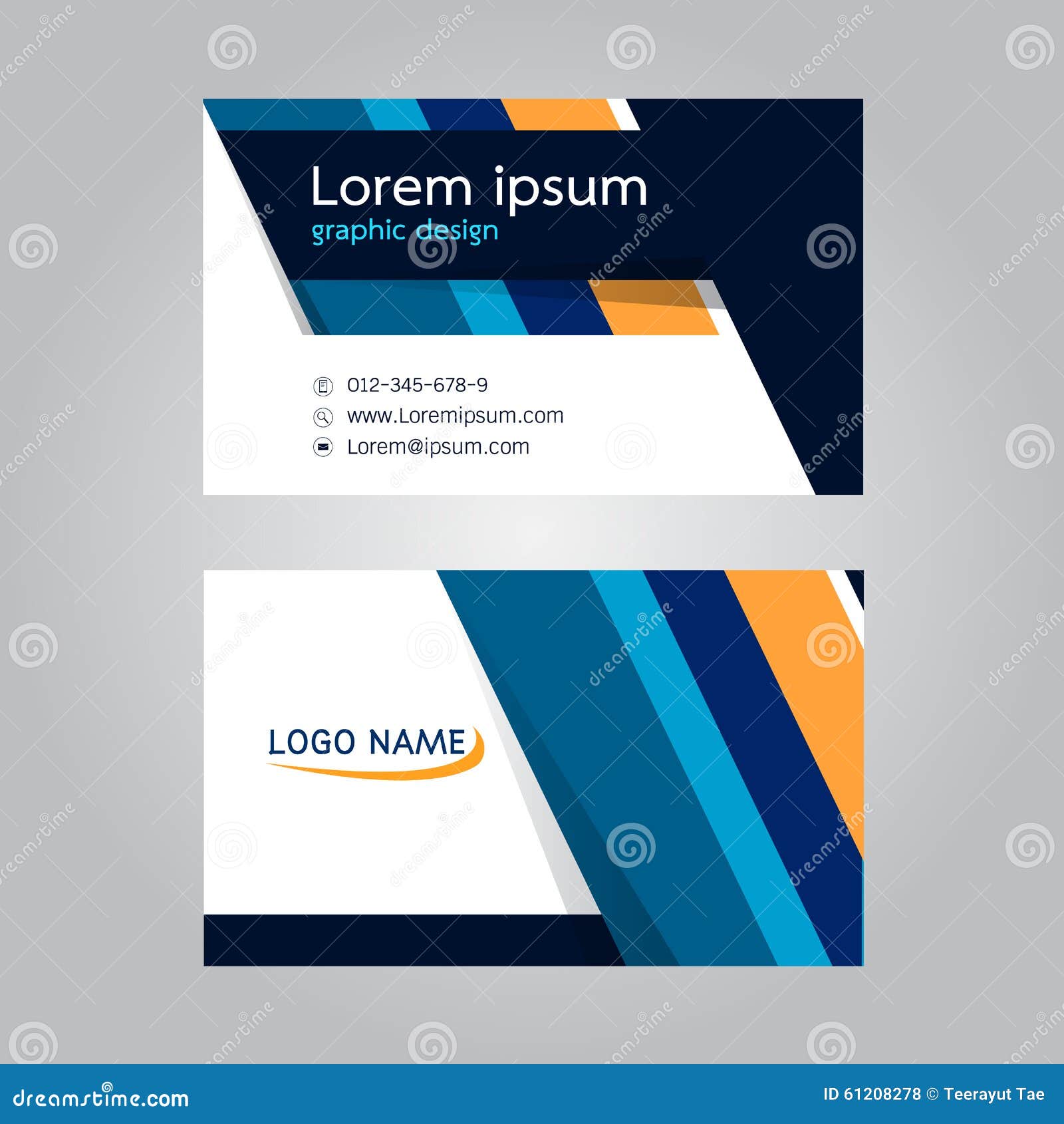 Vector Design Business Card Stock Vector - Illustration of sign, design ...