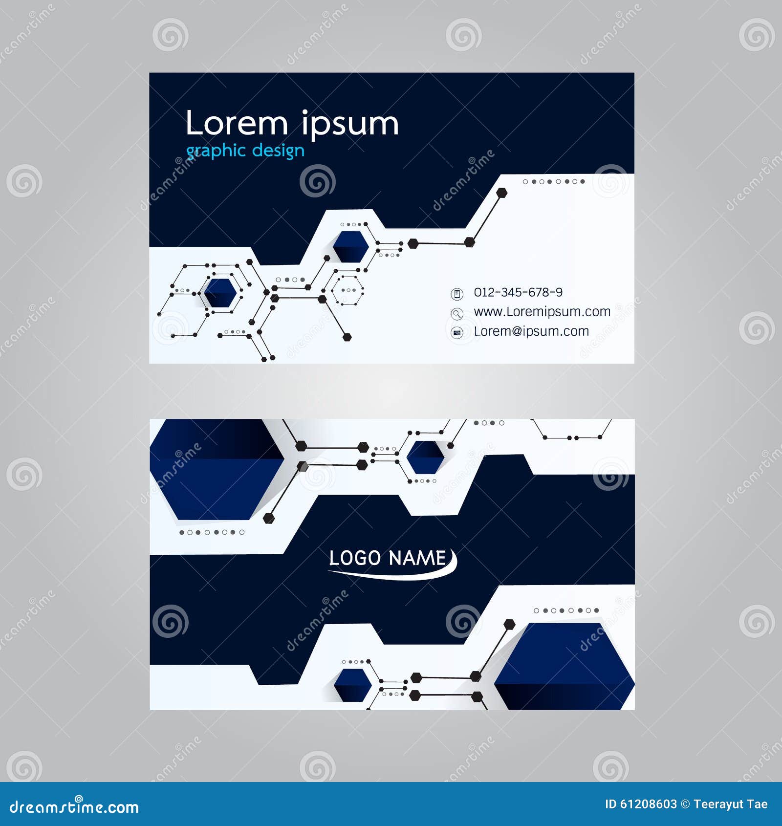 Vector Design Business Card Stock Vector - Illustration of icon ...