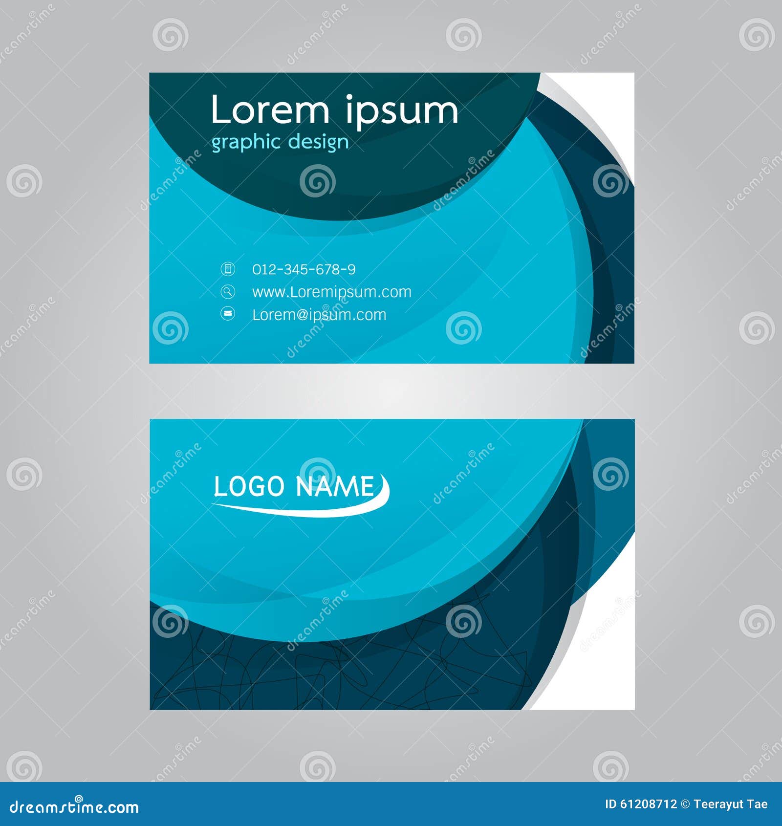 Vector Design Business Card Stock Vector - Illustration of eps10 ...