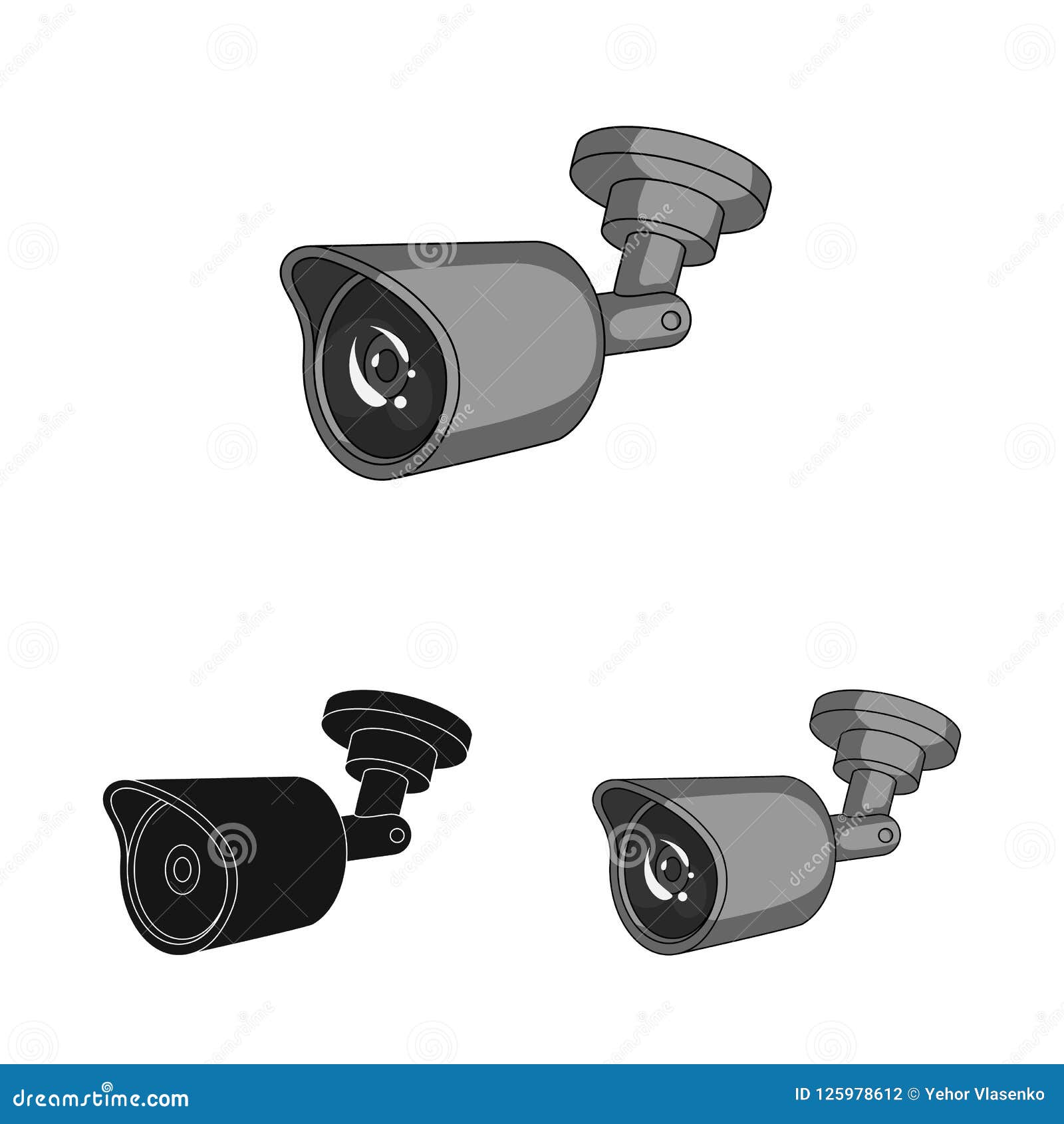 Vector Design of Cctv and Camera Logo. Set of Cctv and System Stock ...