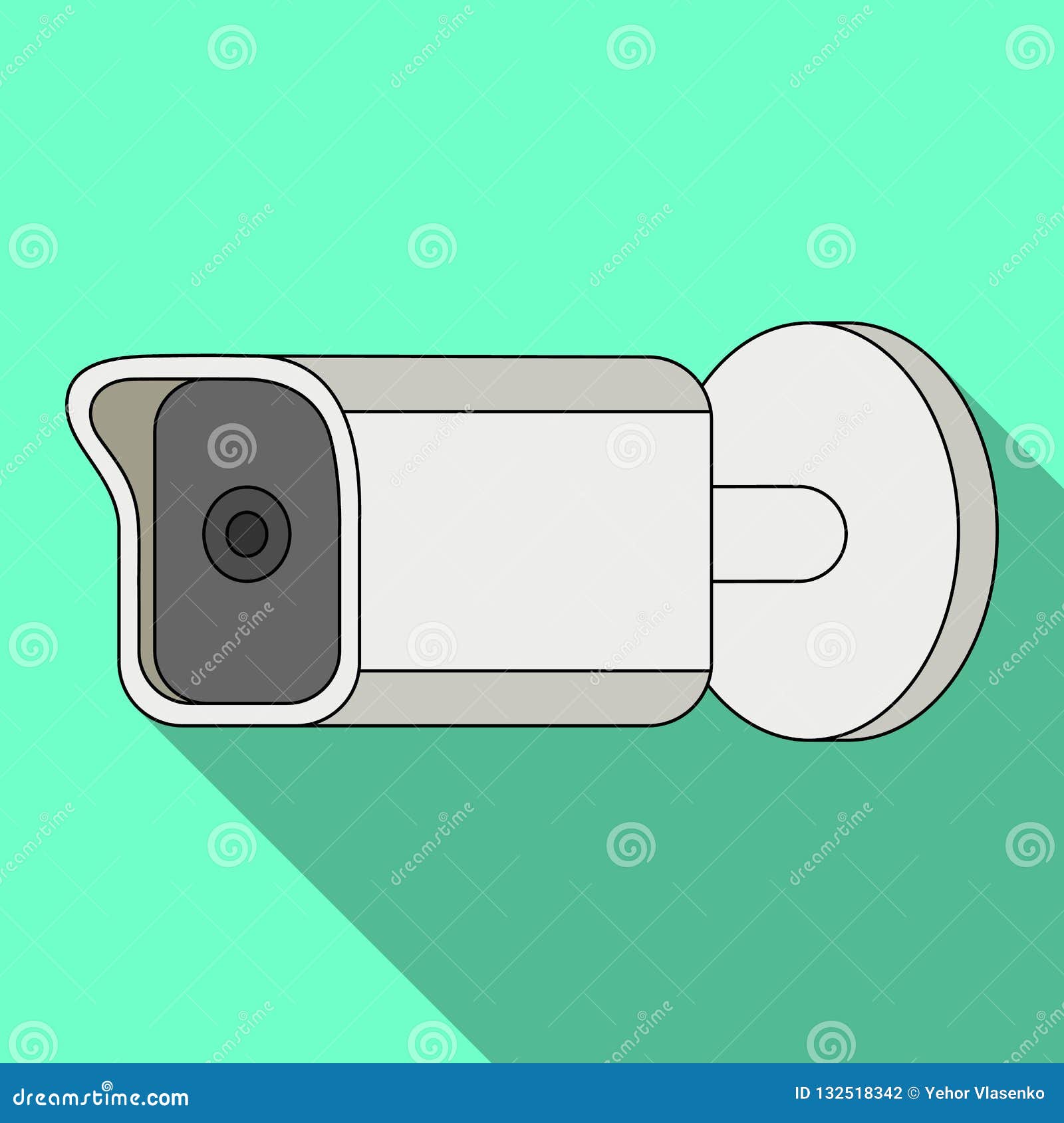 Vector Design of Cctv and Camera Sign. Set of Cctv and System Stock ...