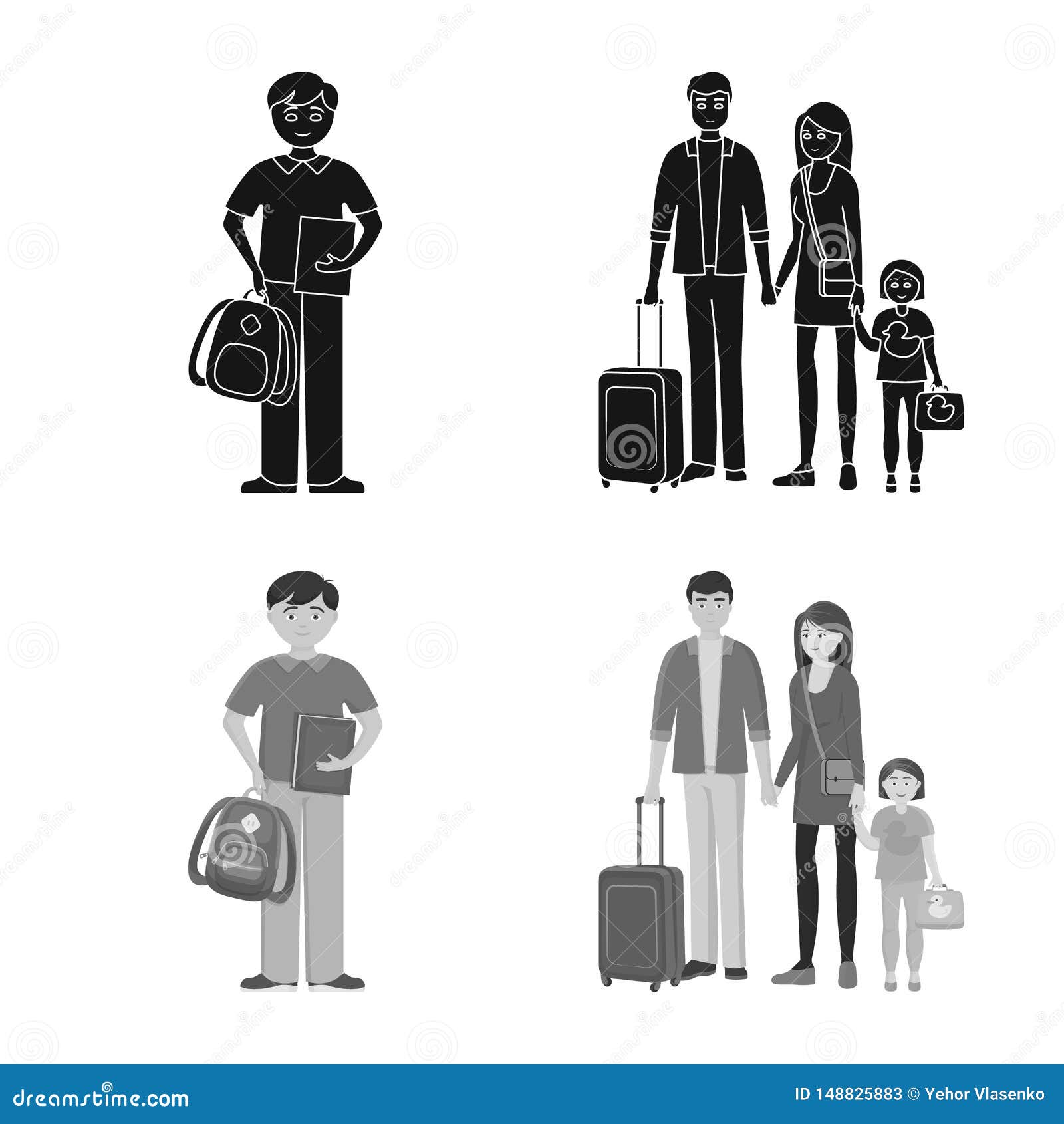 Isolated Object Of Character And Avatar Icon Collection Of Character