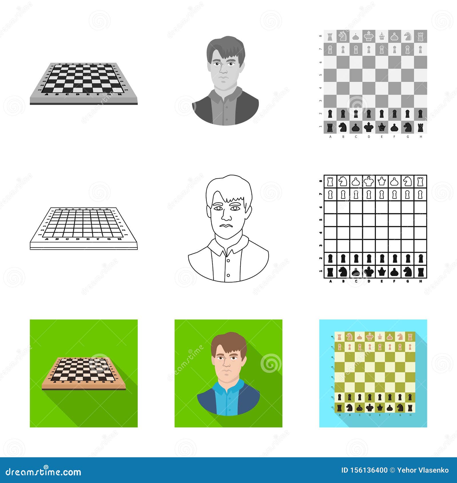 Vector Design of Checkmate and Thin Logo. Collection of Checkmate and ...
