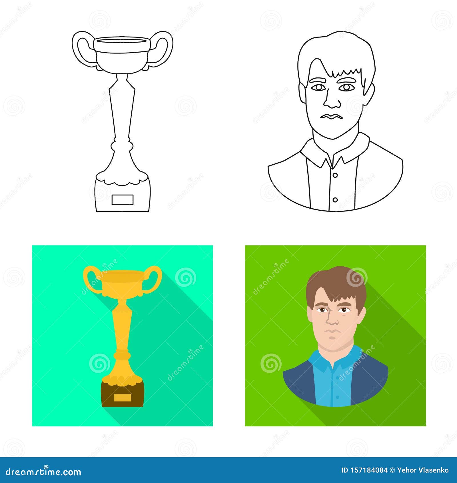 Vector Design of Checkmate and Thin Logo. Set of Checkmate and Target ...