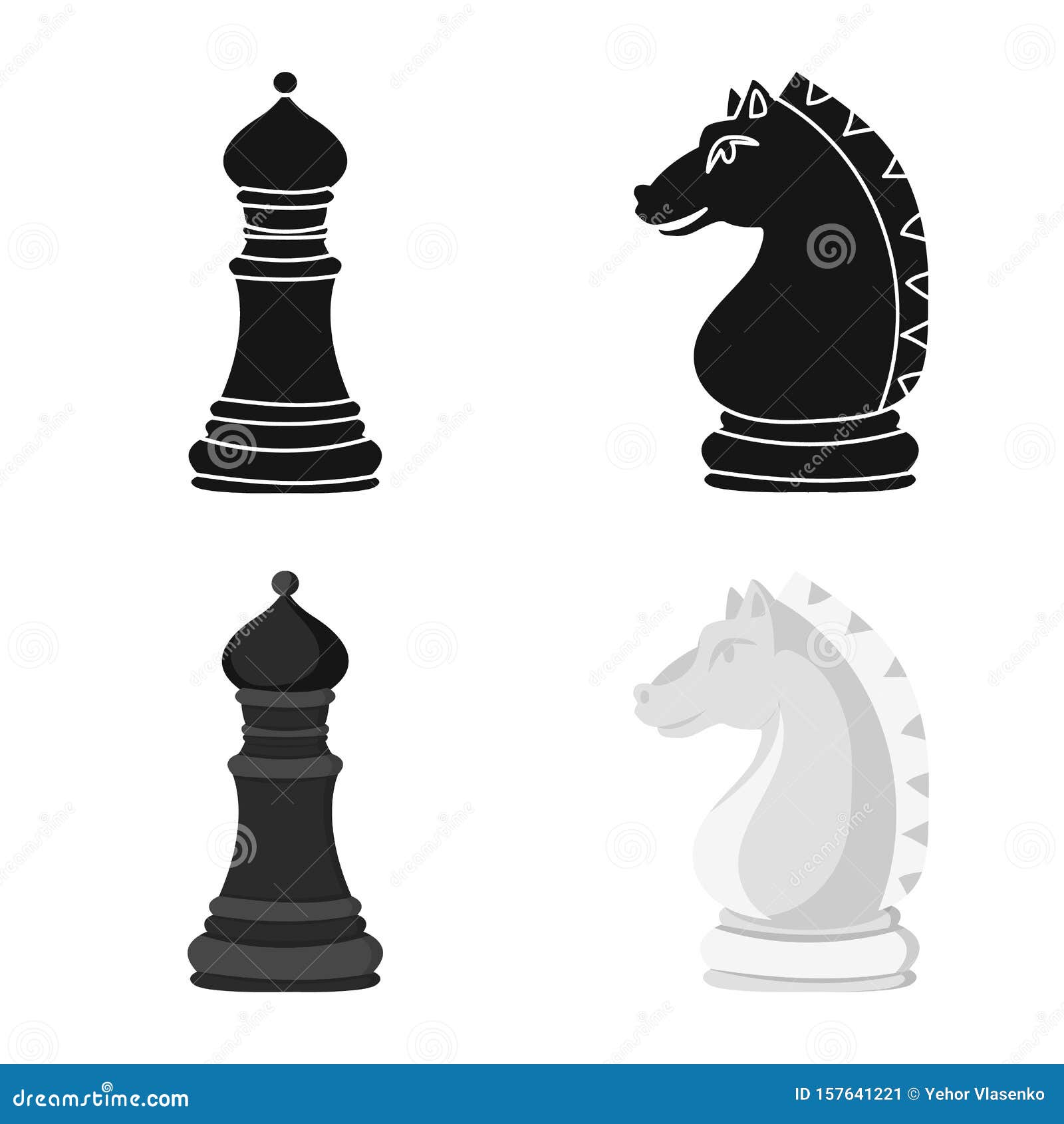 Isolated Object of Checkmate and Thin Symbol. Collection of Checkmate ...