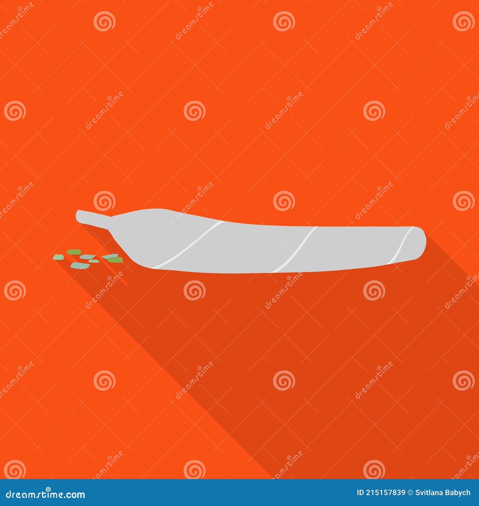Isolated Object of Cigarette and Marijuana Symbol. Graphic of Cigarette ...