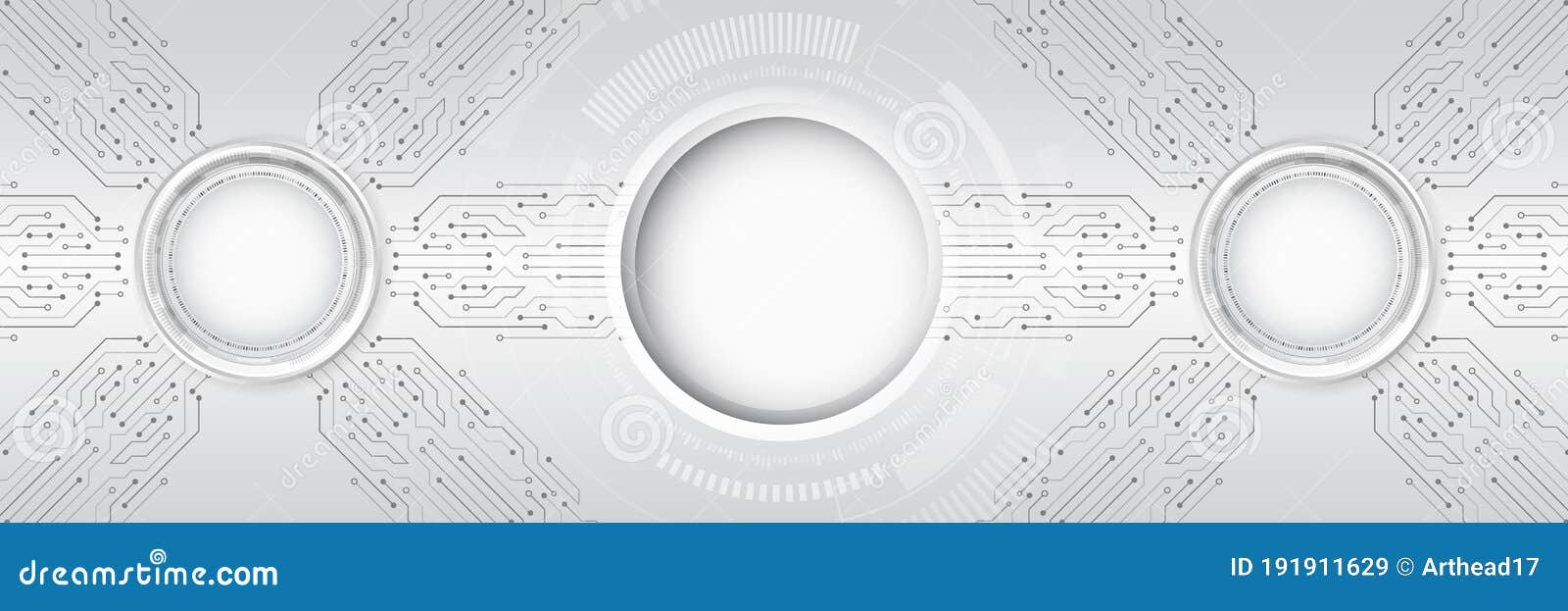 Vector Design Circuit Board. Wide Modern Futuristic, Engineering ...