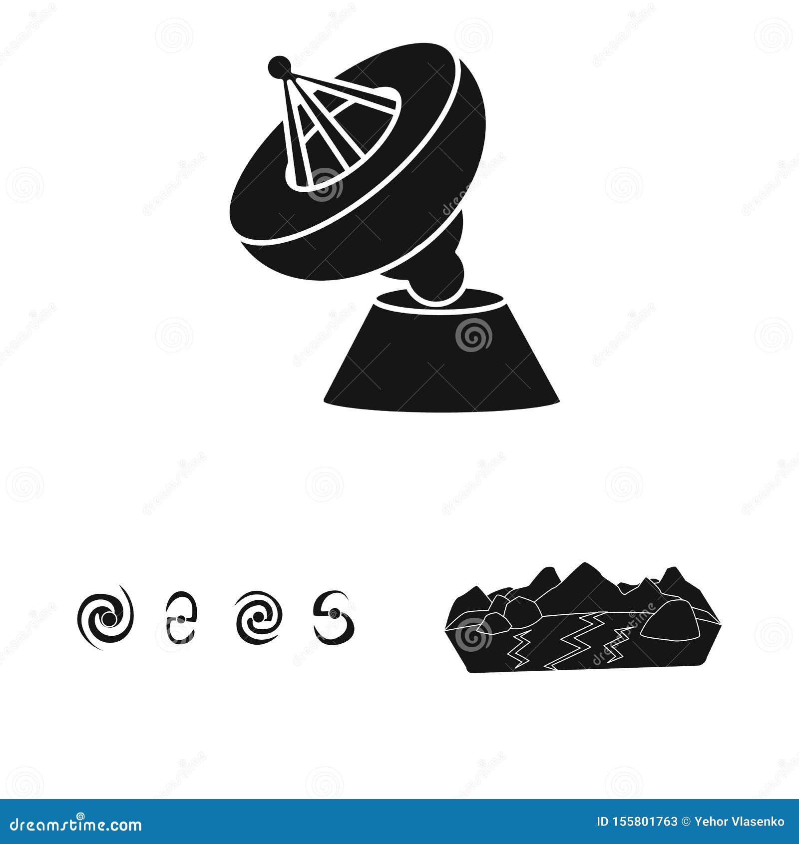 Vector Design of Colonization and Sky Icon. Set of Colonization and ...