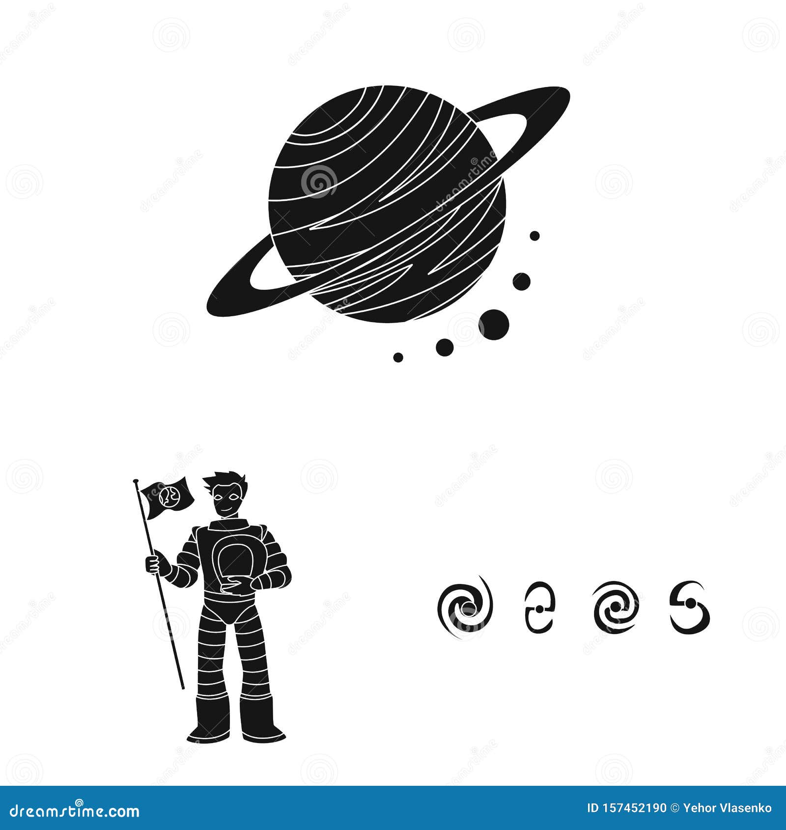 Vector Design of Colonization and Sky Logo. Collection of Colonization ...