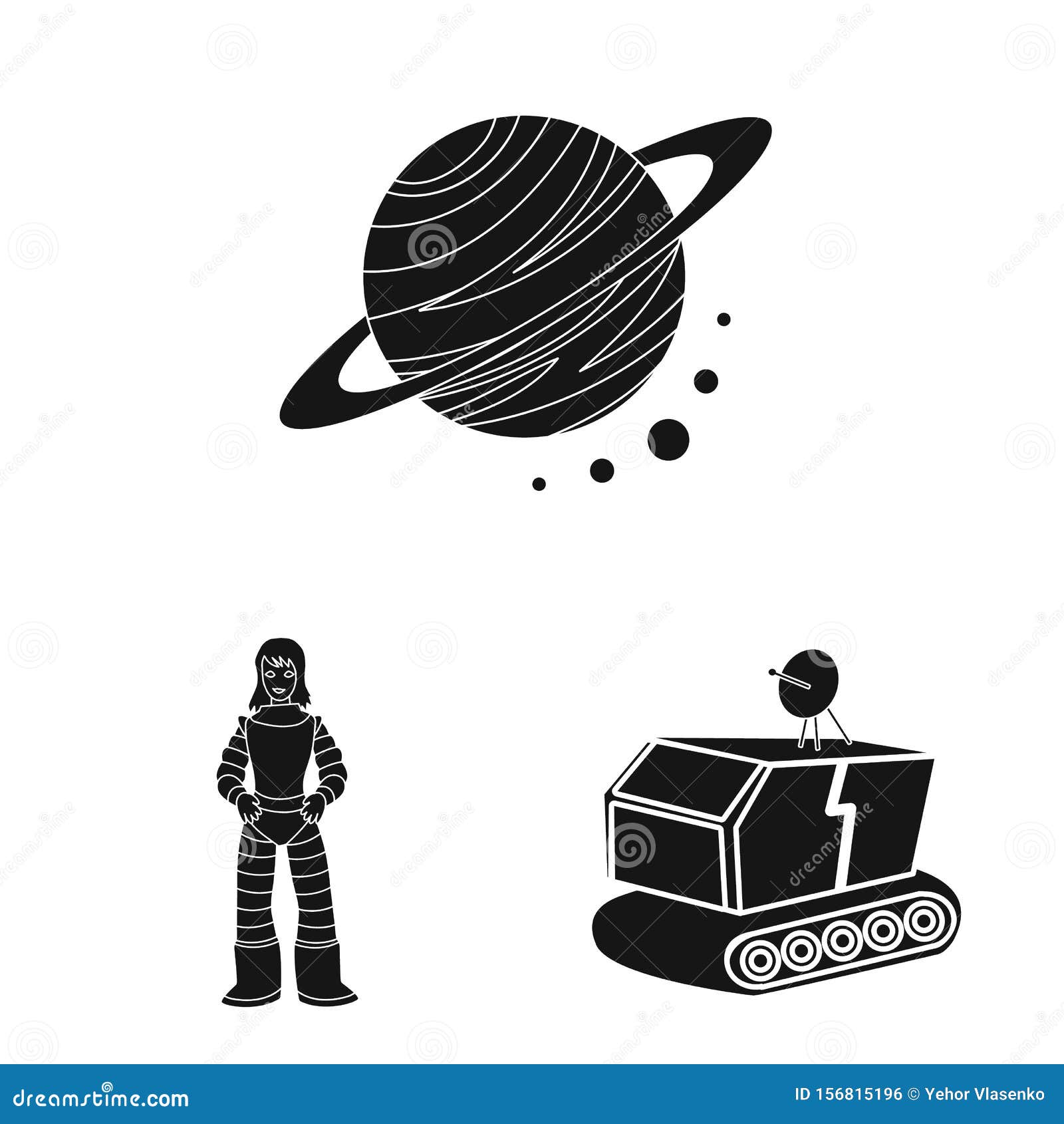 Vector Design of Colonization and Sky Logo. Set of Colonization and ...