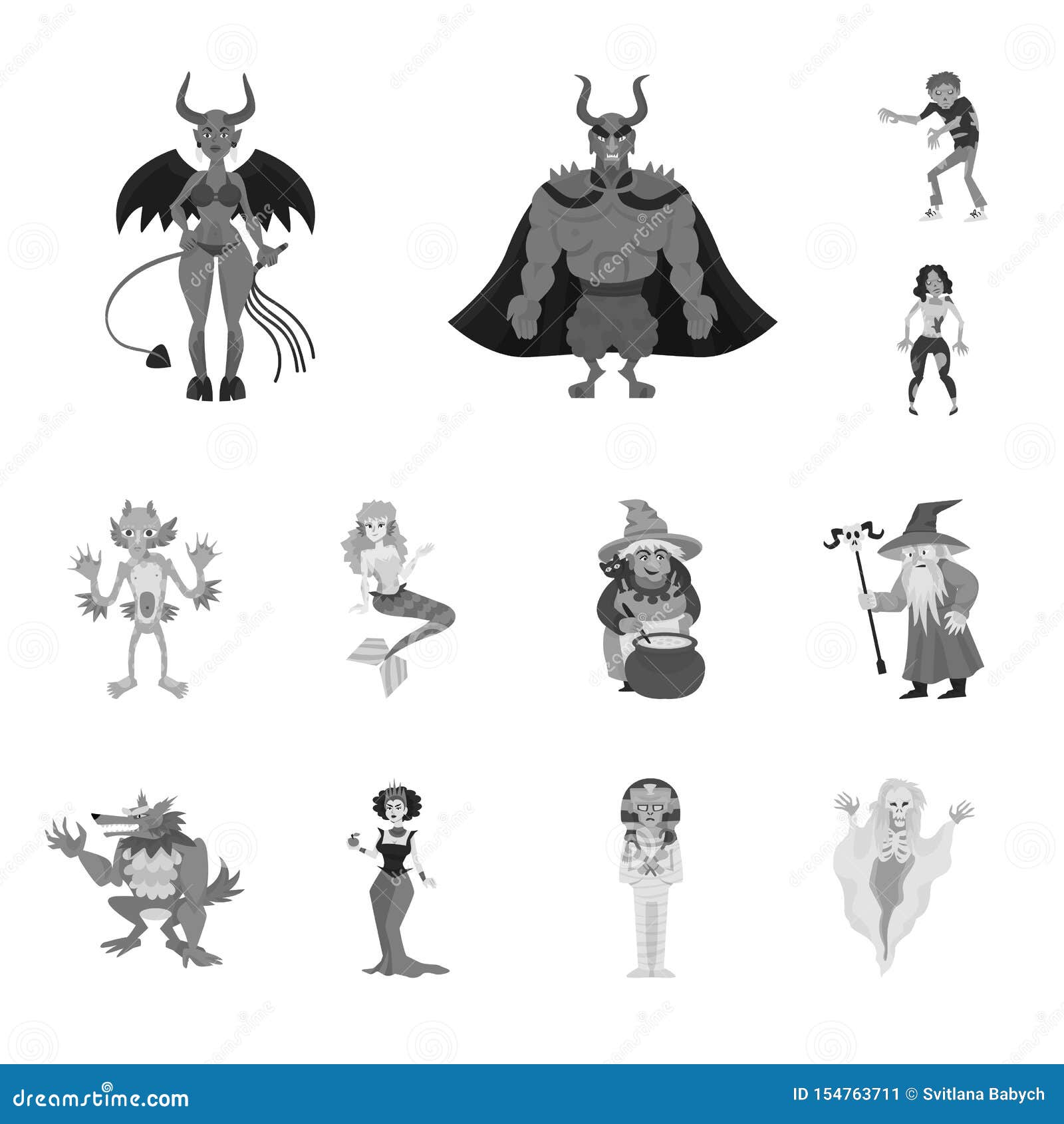Vector Design of Consternation and Horror Logo. Collection of ...