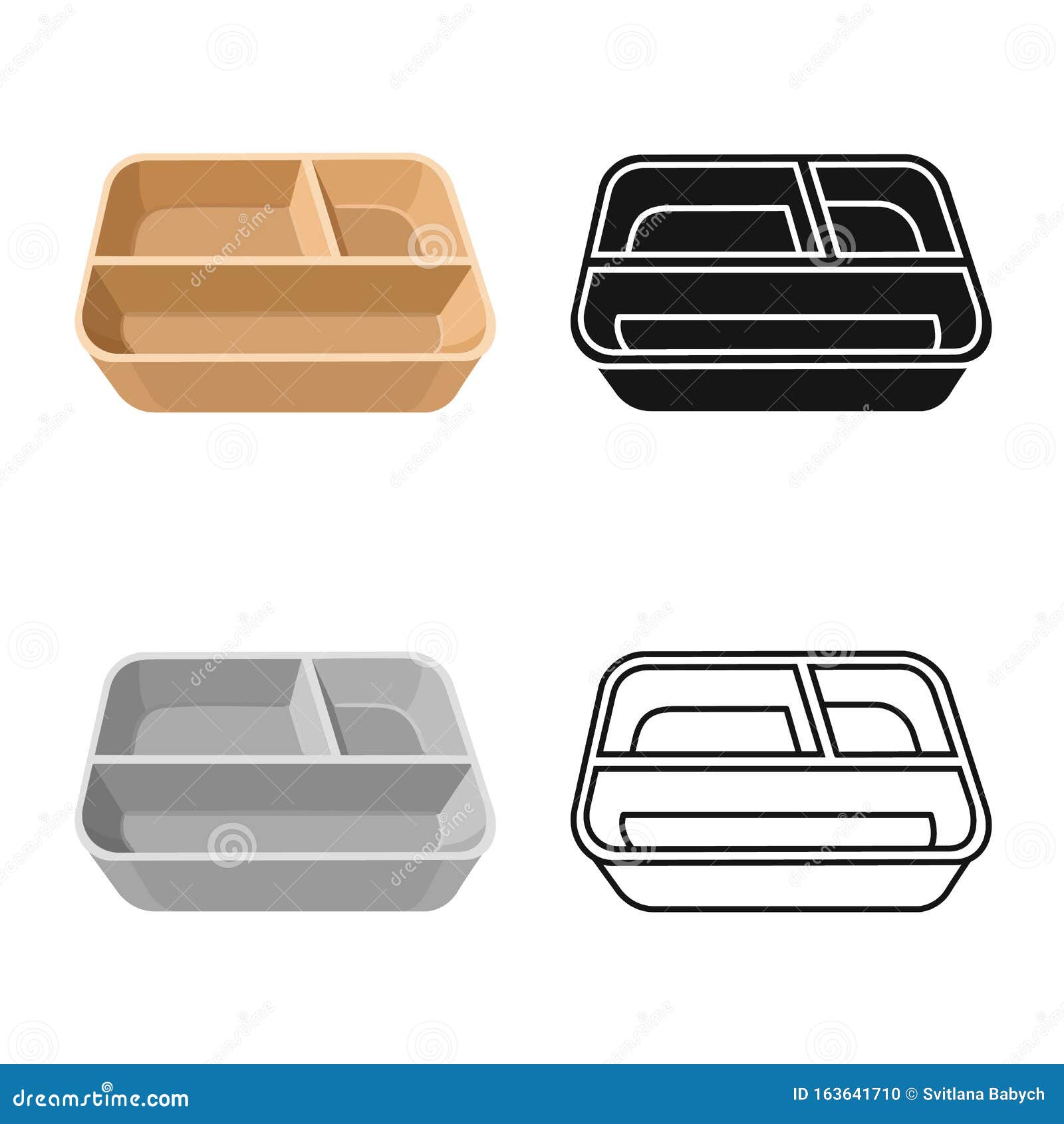 Vector Design of Container and Paper Logo. Graphic of Container and ...