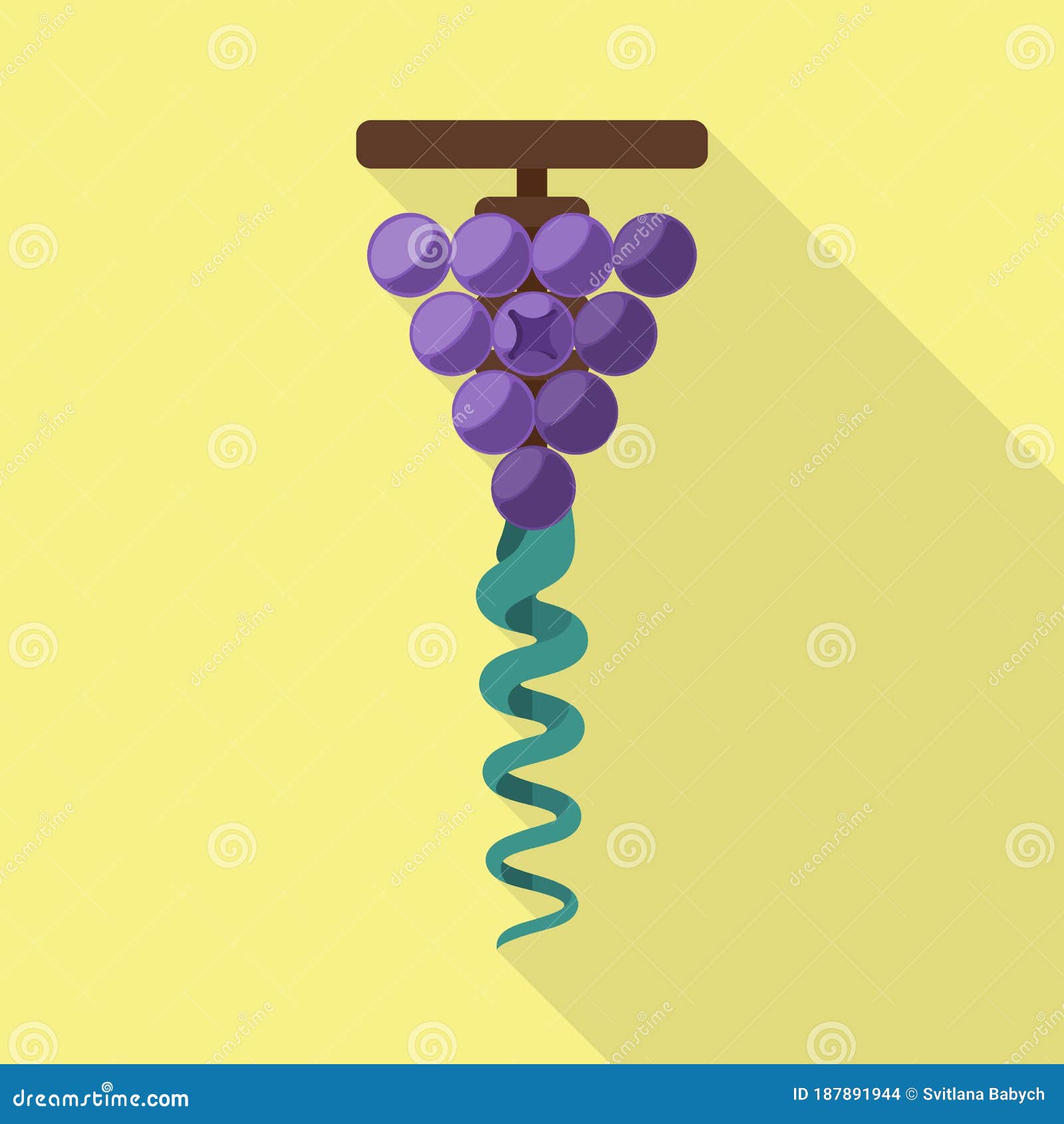 Vector Design of Corkscrew-spin and Wine Symbol. Web Element of ...