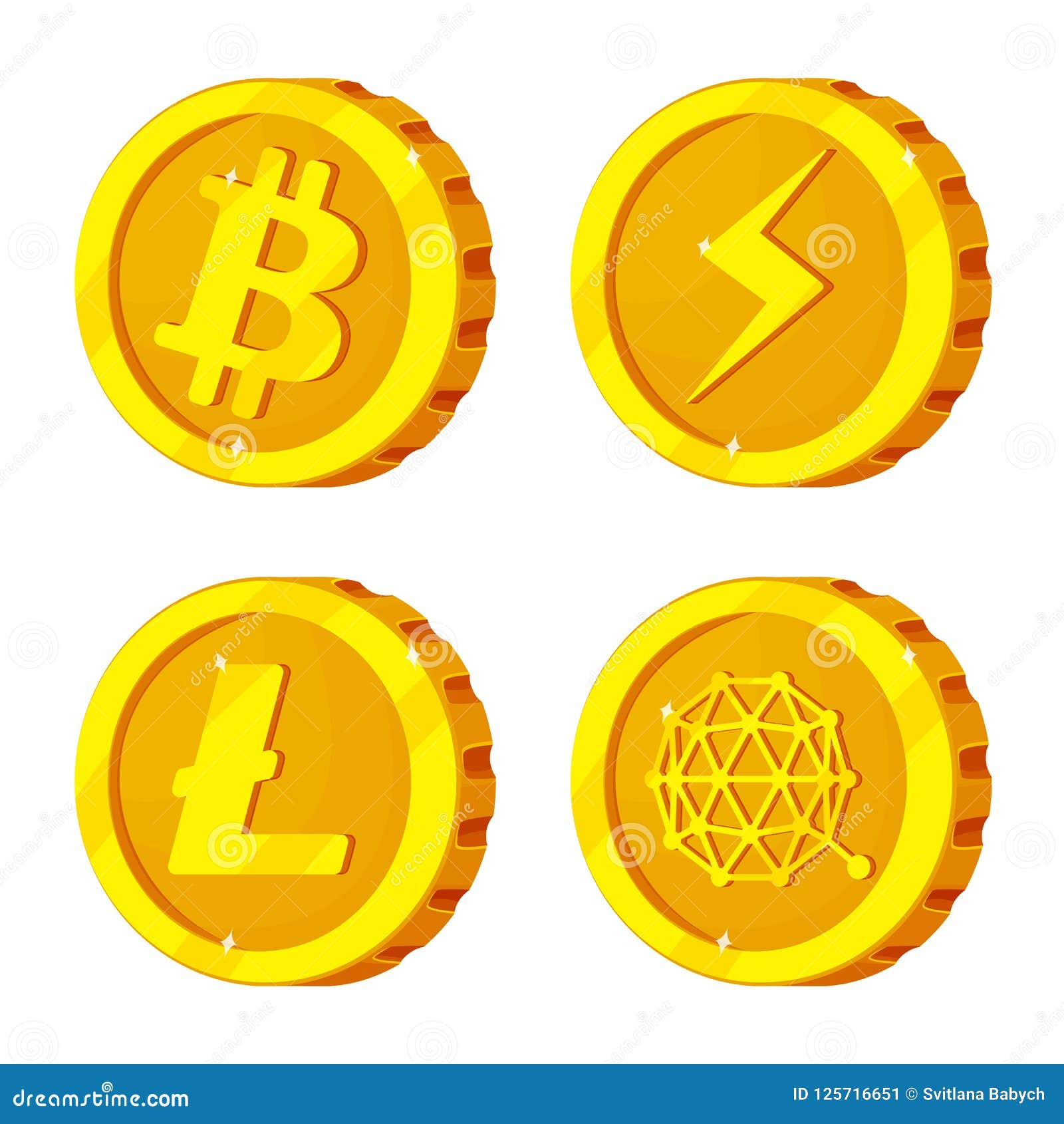 Vector Design of Cryptocurrency and Coin Icon. Collection of ... Vector Design of Cryptocurrency and Coin Icon. Collection of ...