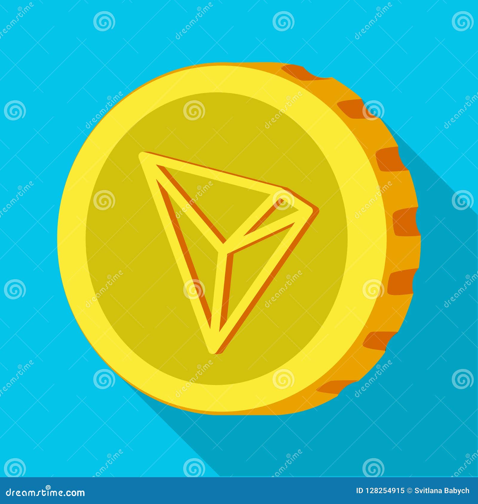 Isolated Object of Cryptocurrency and Coin Logo. Collection of ...