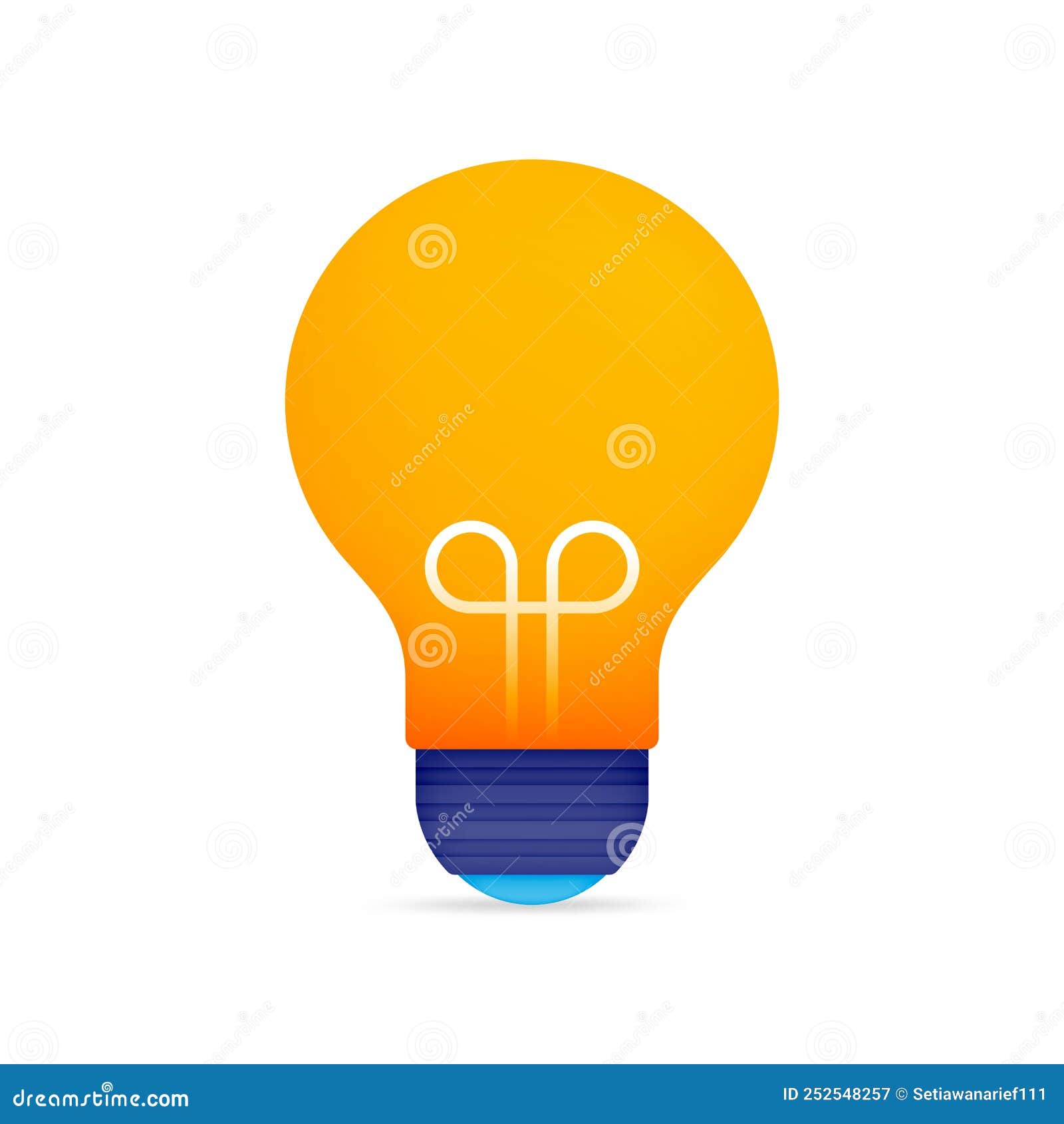 Vector Design of 3D Light Bulb for Intelligent Mind, Intelligence and ...