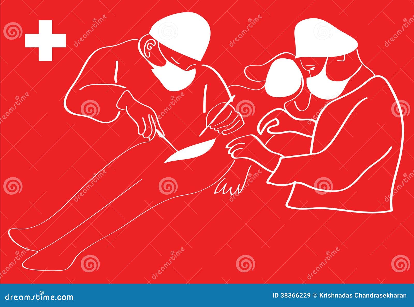 Vector design of doctor stock illustration. Illustration of plus - 38366229