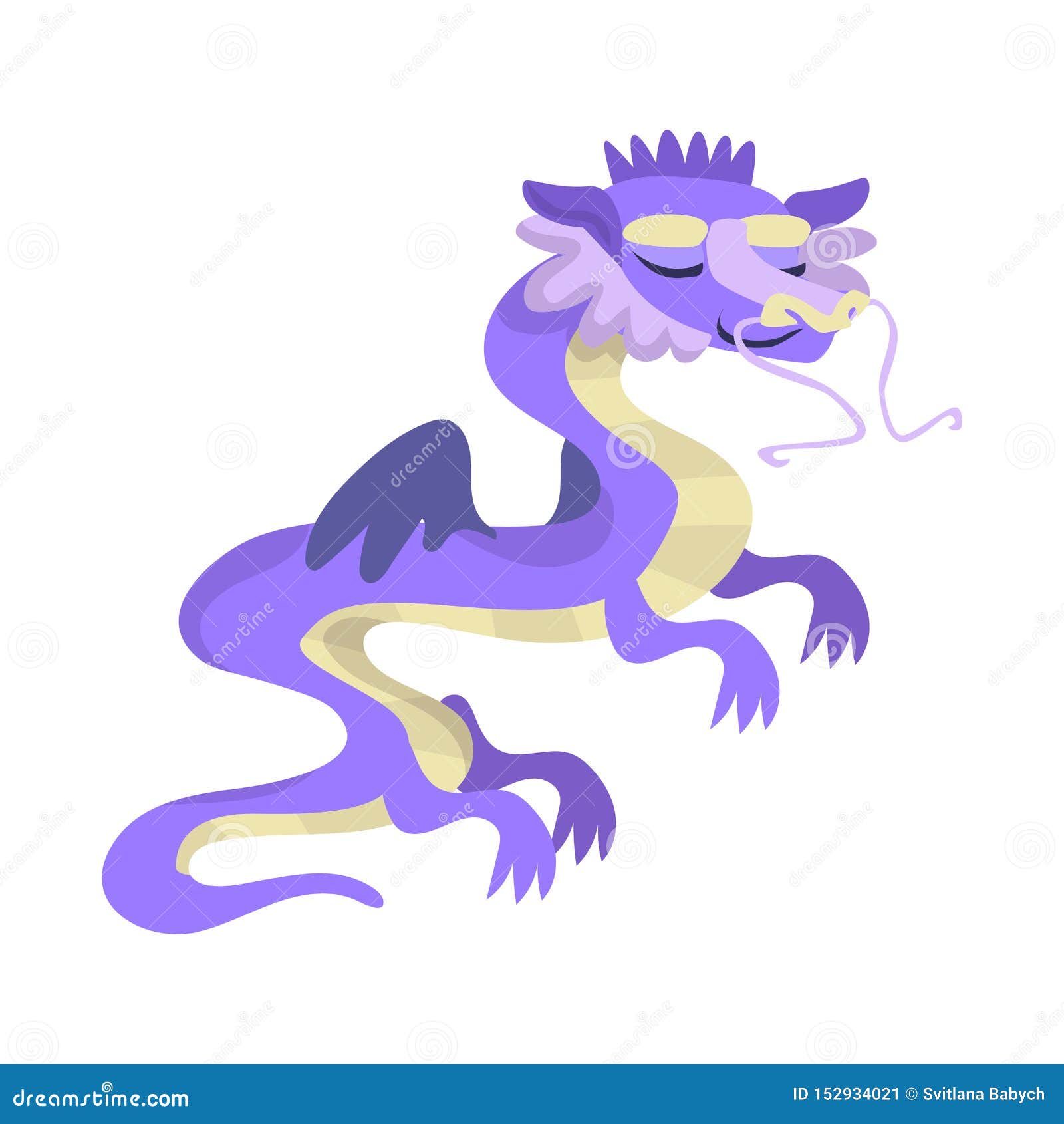 Vector Design of Dragon and Tail Icon. Set of Dragon and Claw Vector ...