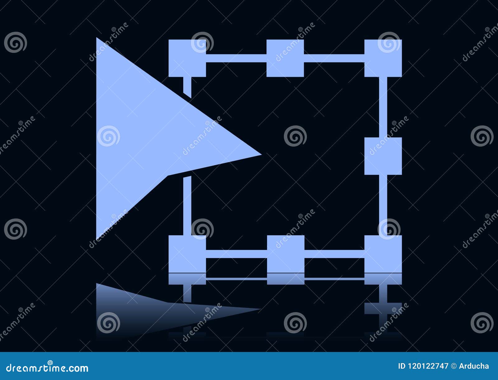 Free transform art tool stock vector. Illustration of drawing - 120122747